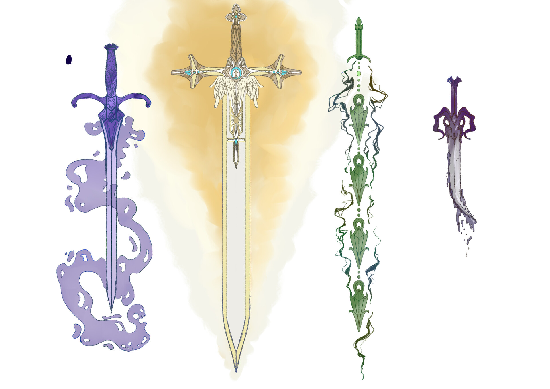 ArtStation - Swords design