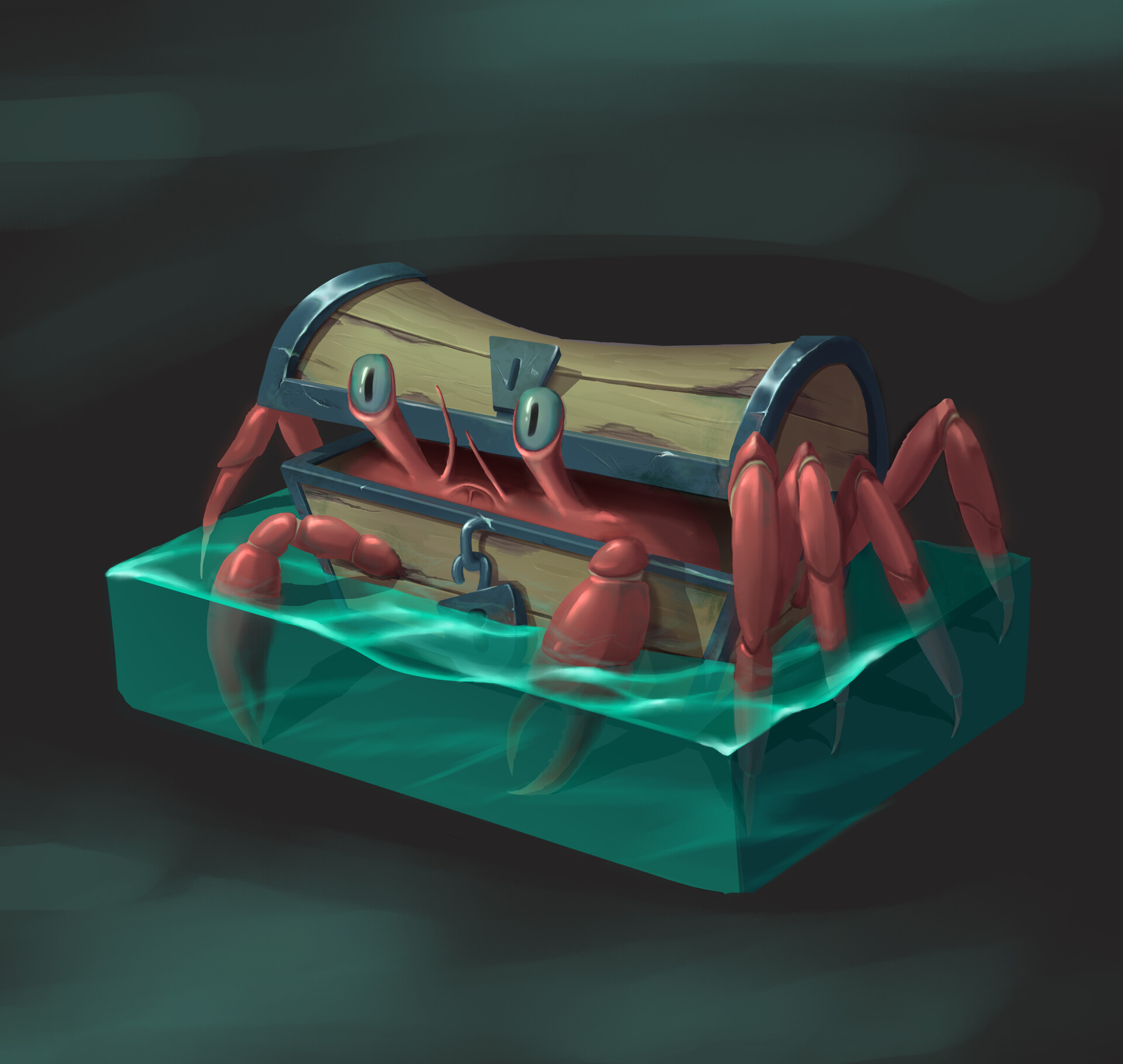 ArtStation - Crab's chest