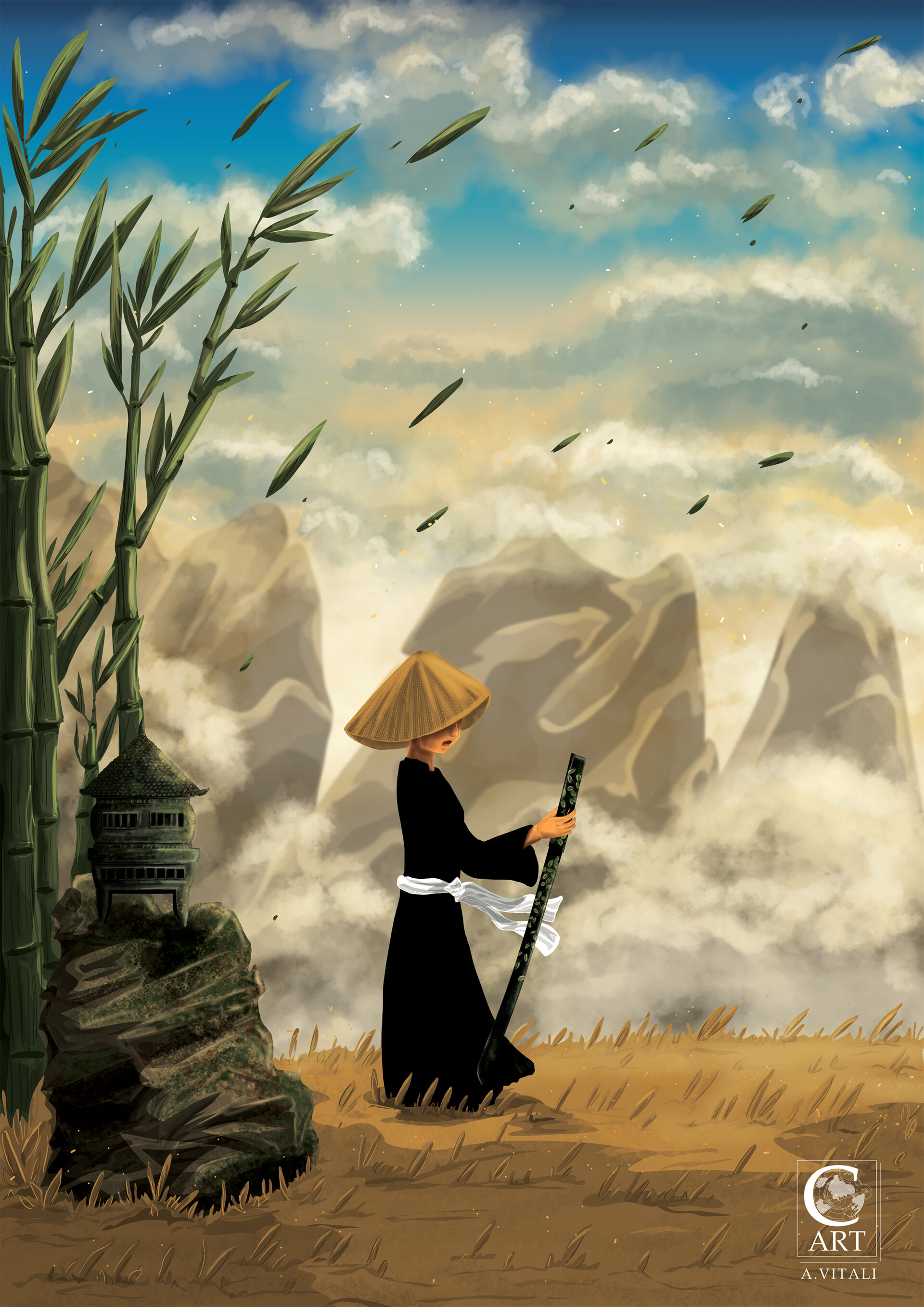 ArtStation - The wind is blowing / le vente souffle
