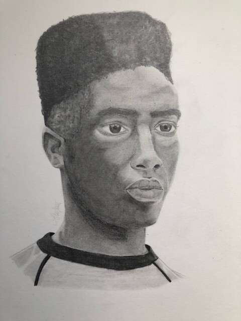 ArtStation - Lucas Sinclair Stranger Things Drawing