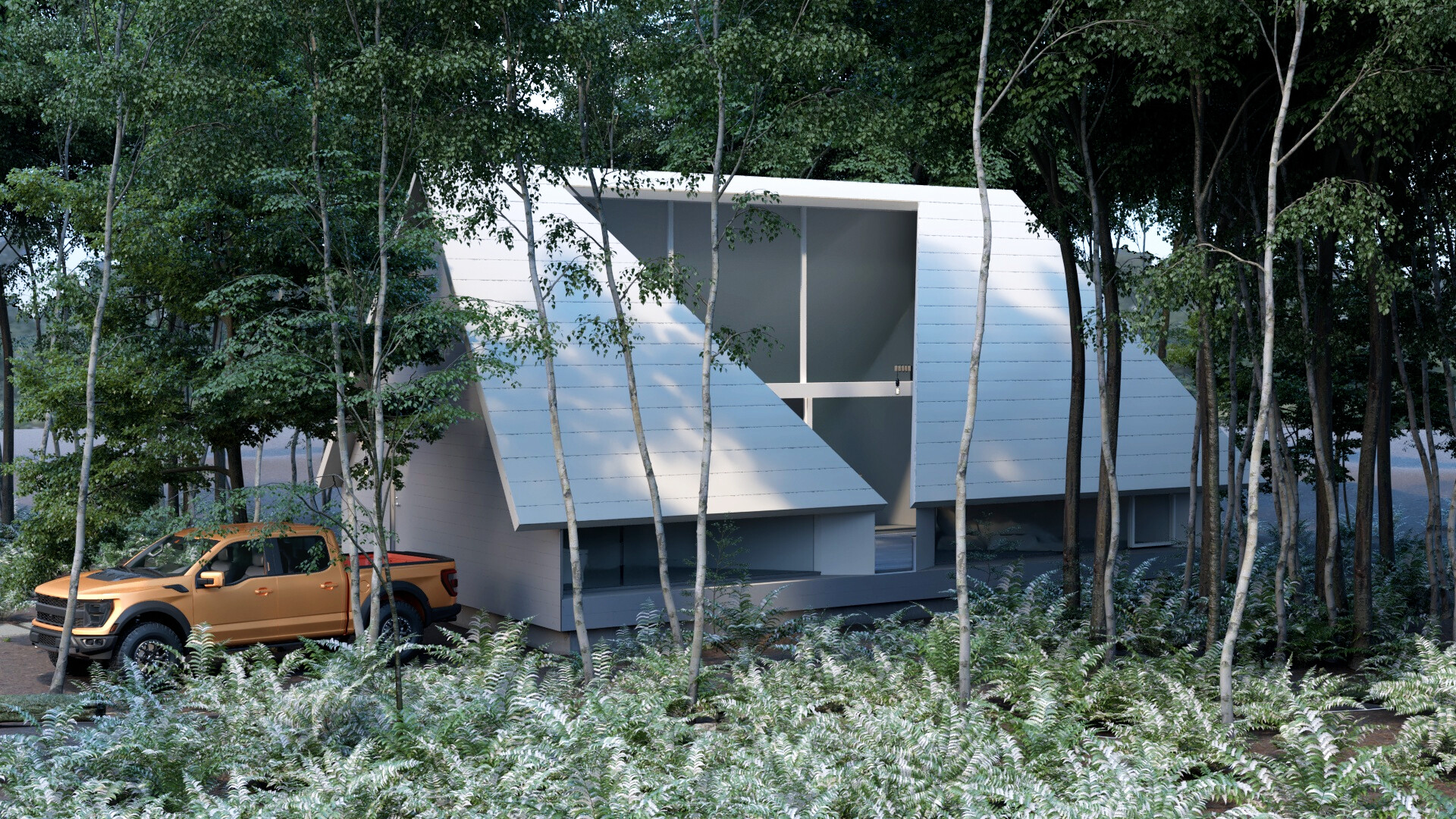 ArtStation - Japnese house exterior rendering