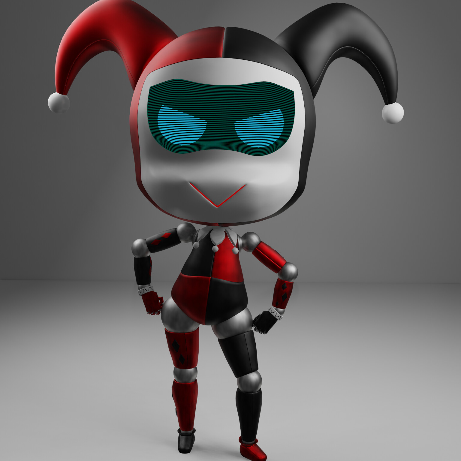 Aabed Mkary - Harley Quinn small robot