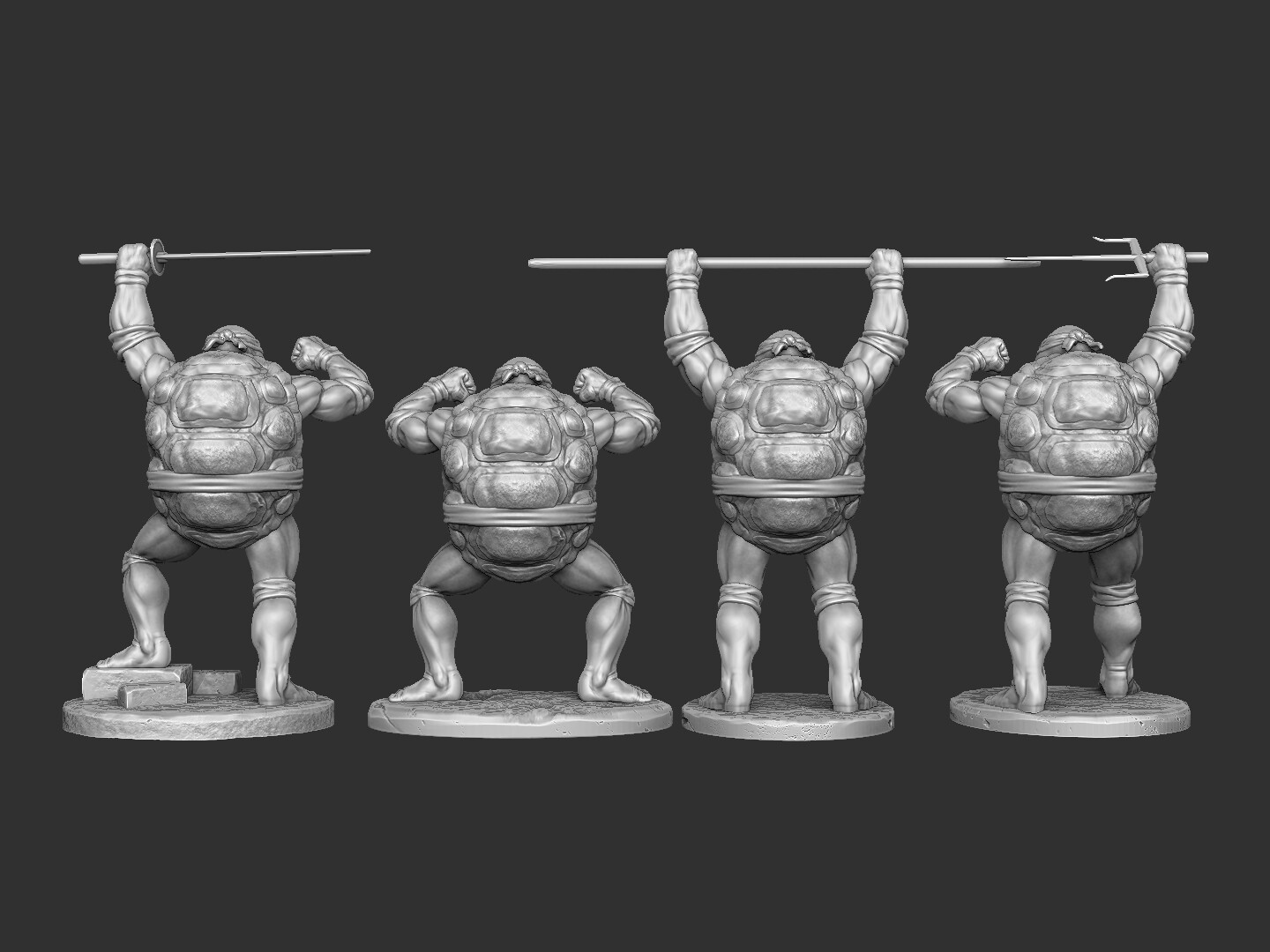 Юрий Матвеев - Ninja turtles collection STL for 3D print