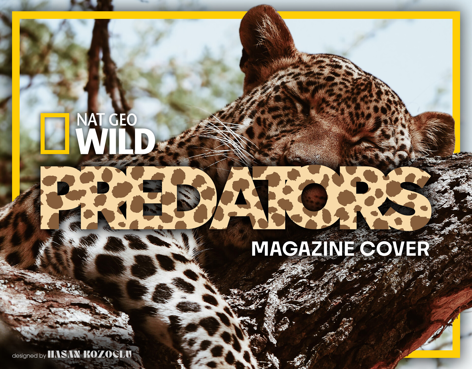 ArtStation - Predators Magazine Cover - NET GEO WILD