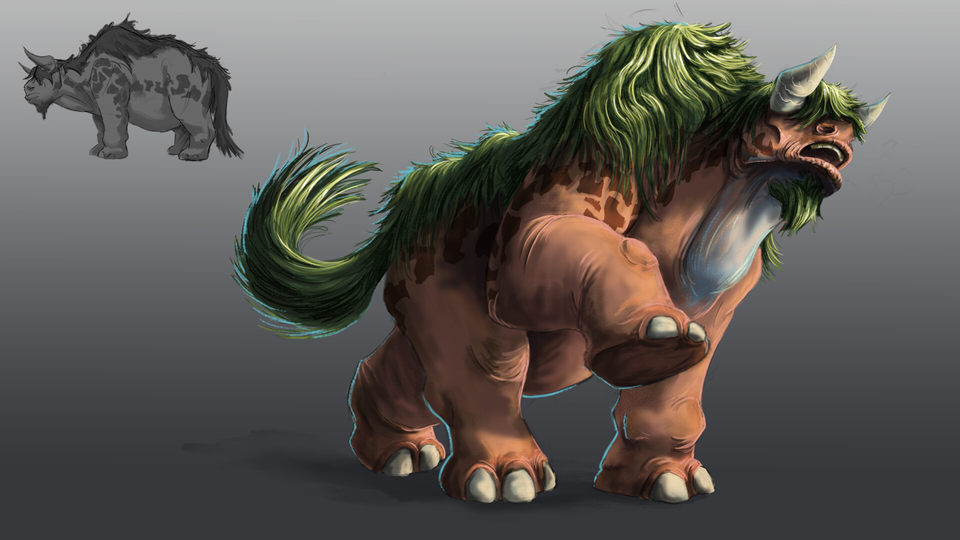 ArtStation - The Highland Grazer