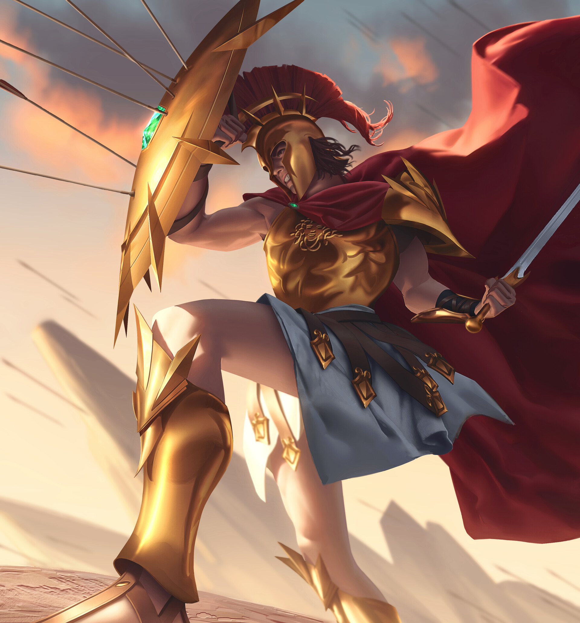 ArtStation - Spartan Protector