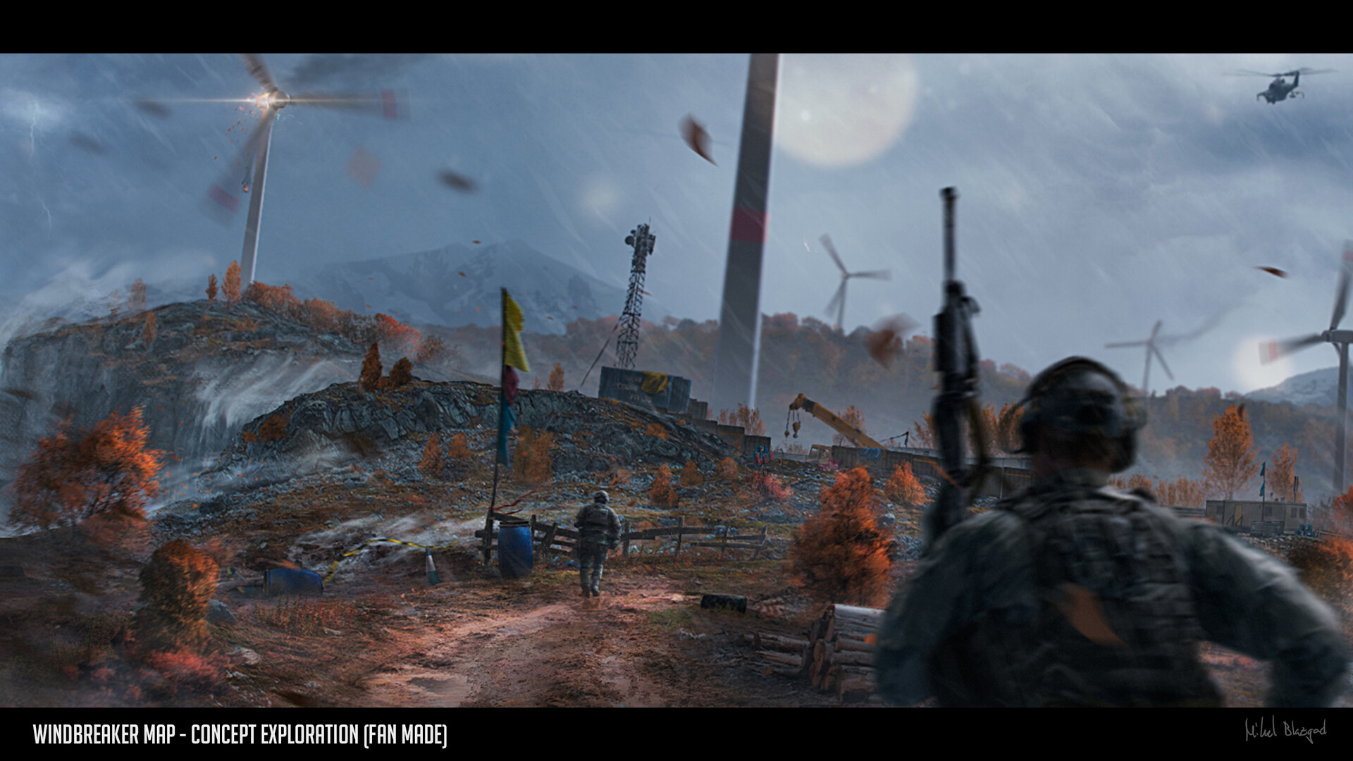 Junior Keyframe Environment Concept Artist Mikel Blazgad - Windbreaker ...