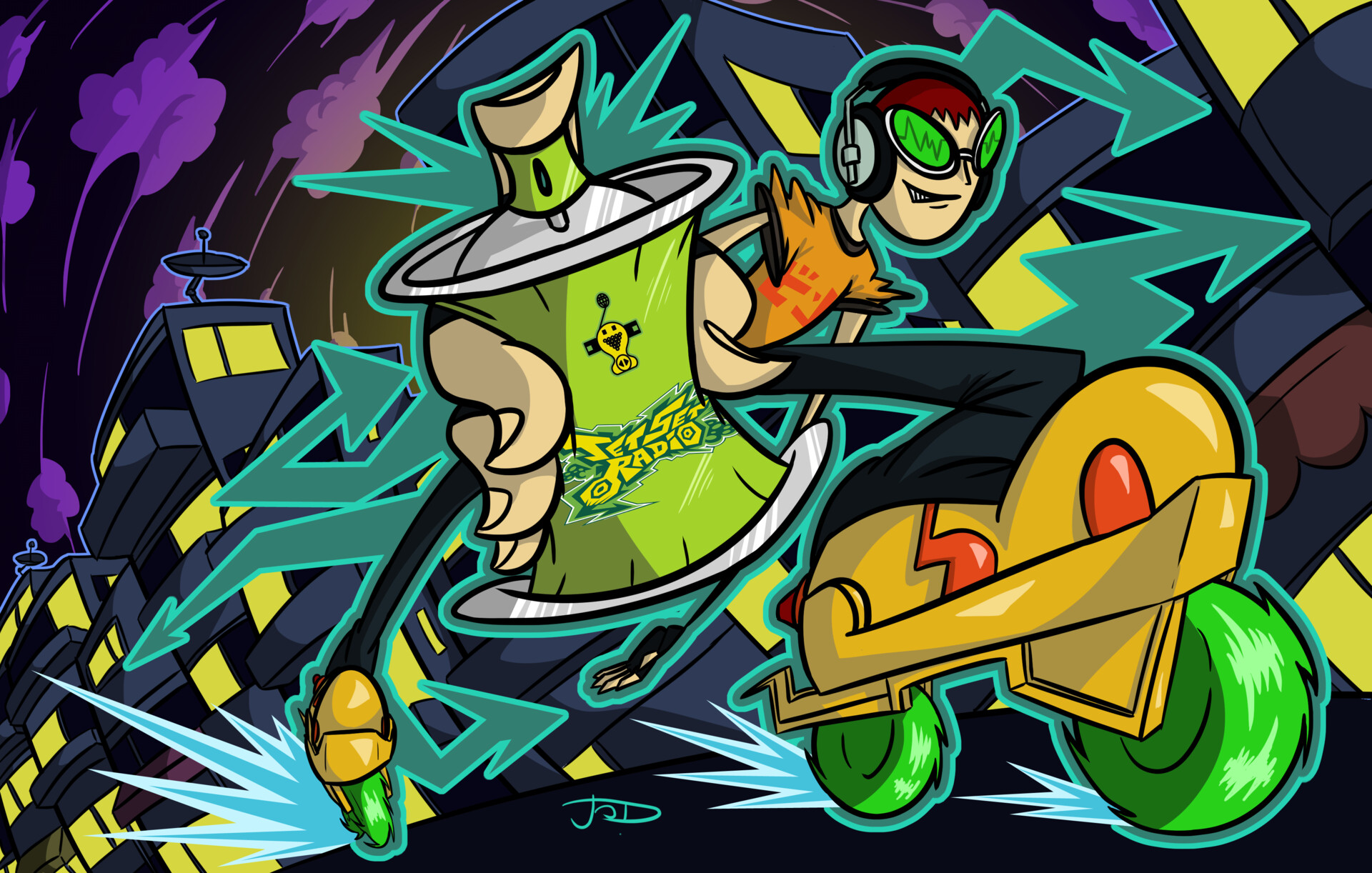 ArtStation - Jet Set Radio Fanart