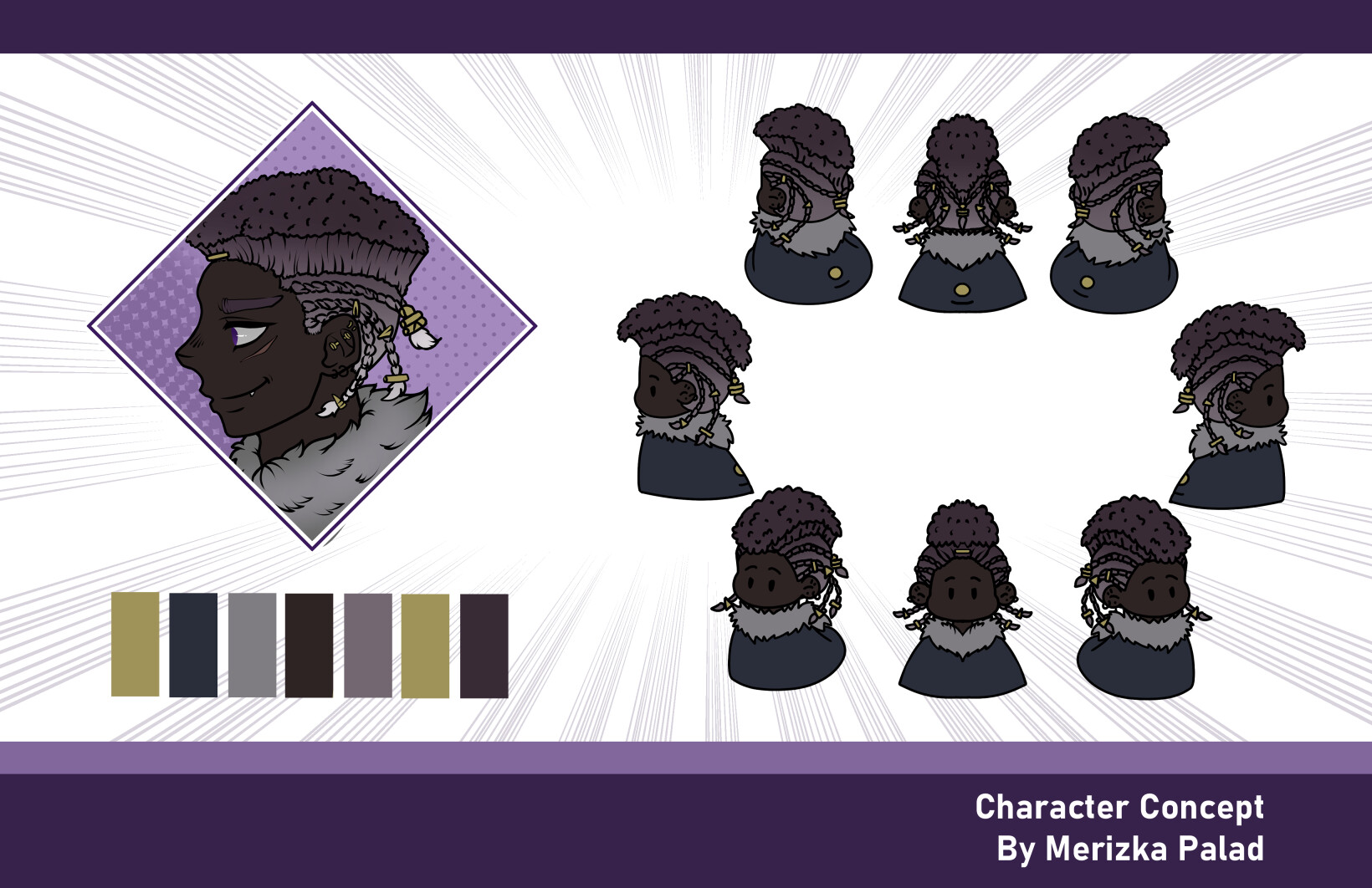 ArtStation - Purple : Character Concept