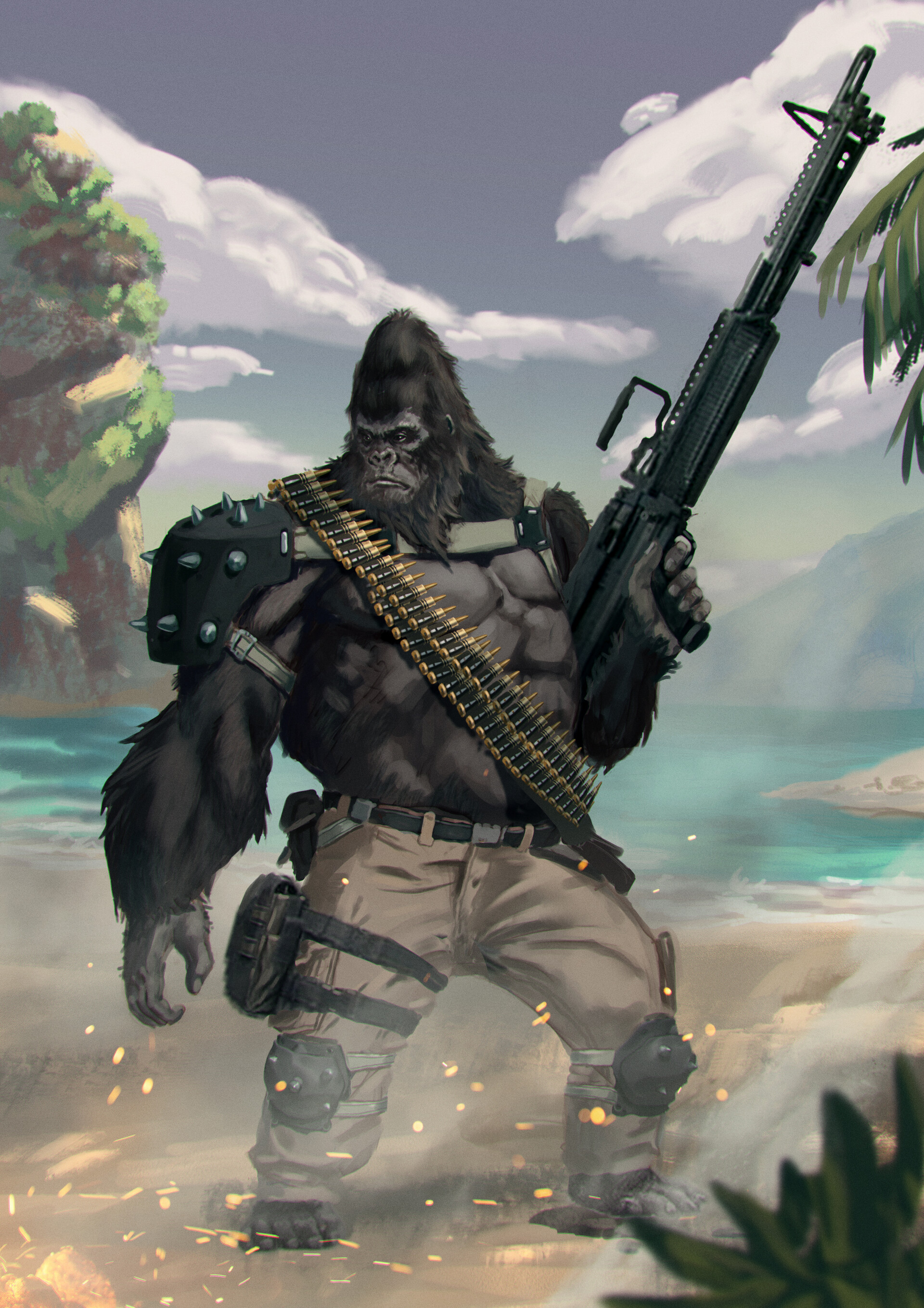 ArtStation - ape soldier