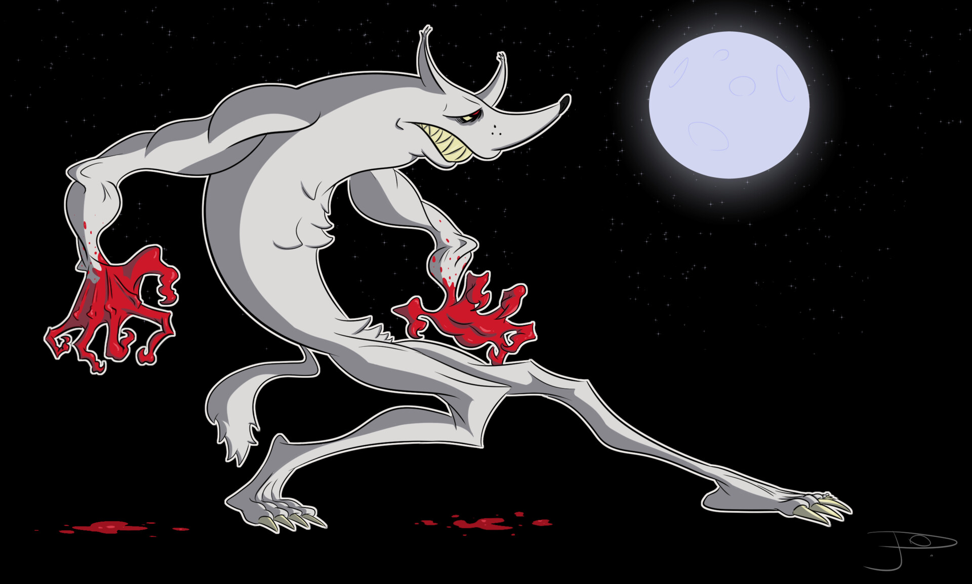 ArtStation - White werewolf