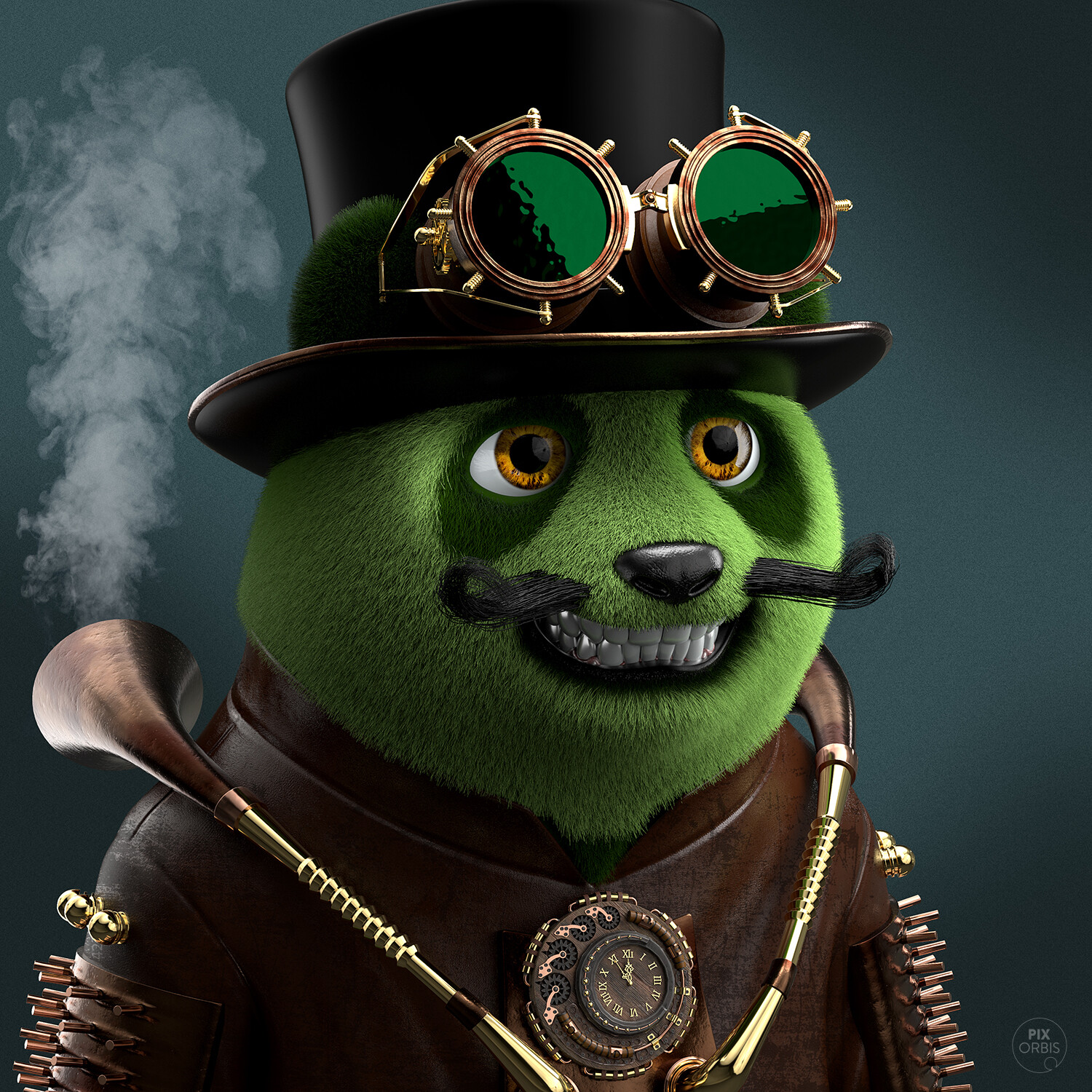 ArtStation - Steampunk Panda - NFT