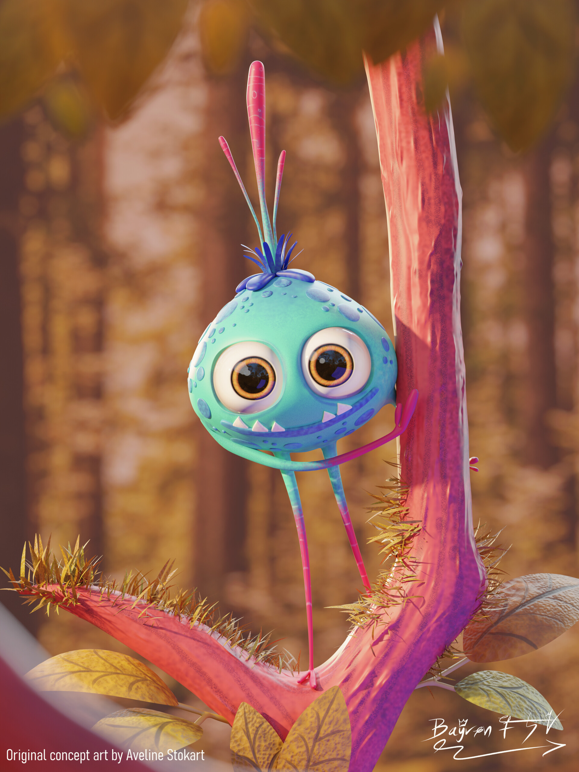 ArtStation - Forest Little Friend