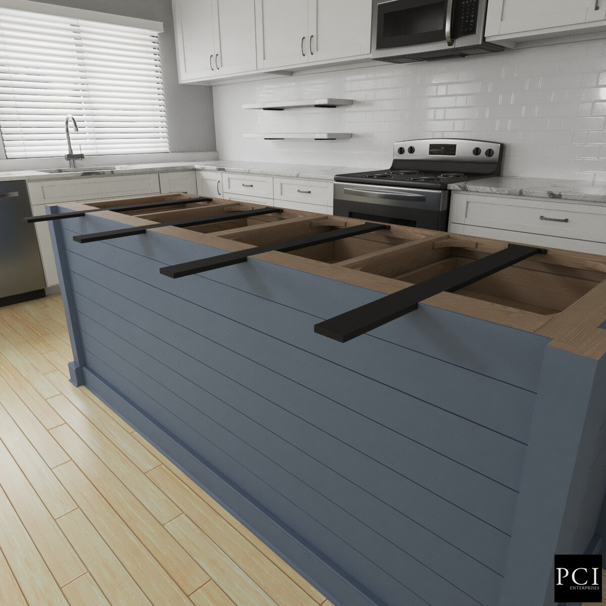 ArtStation - Metal Island Brackets