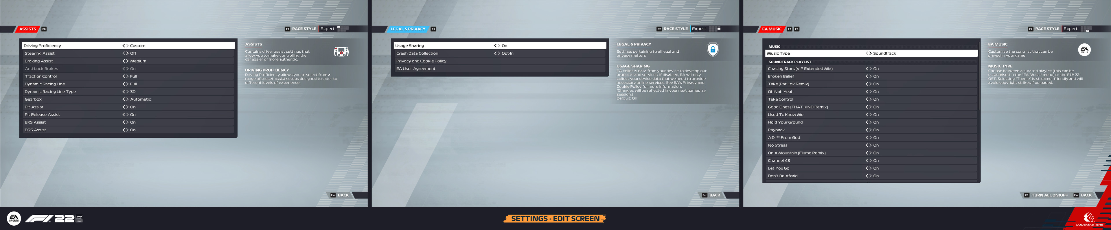 Daniel Rhodes | Video Game UI Design and Art Portfolio - EA SPORTS F1 ...