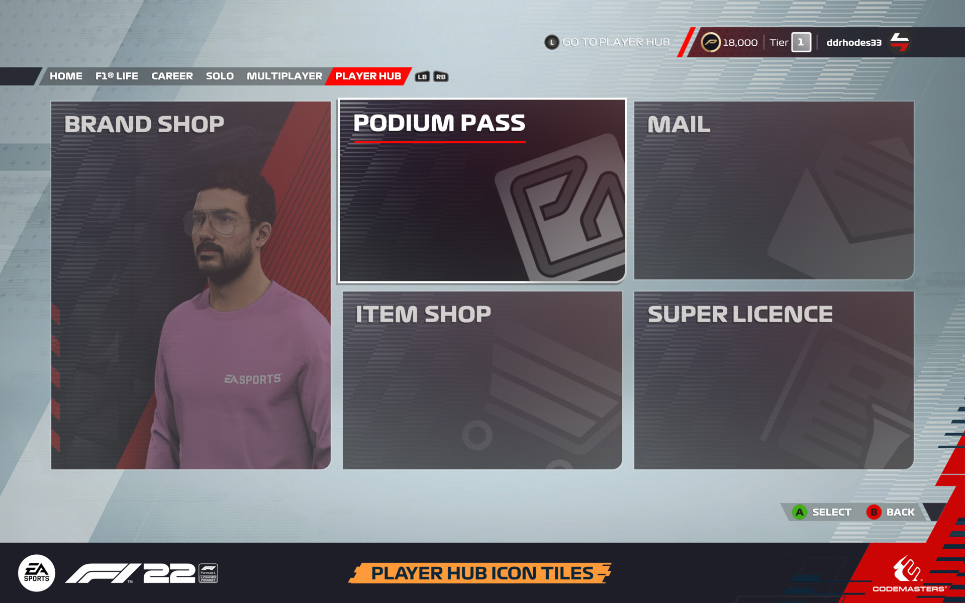 Daniel Rhodes | Video Game UI Design and Art Portfolio - EA SPORTS F1 ...