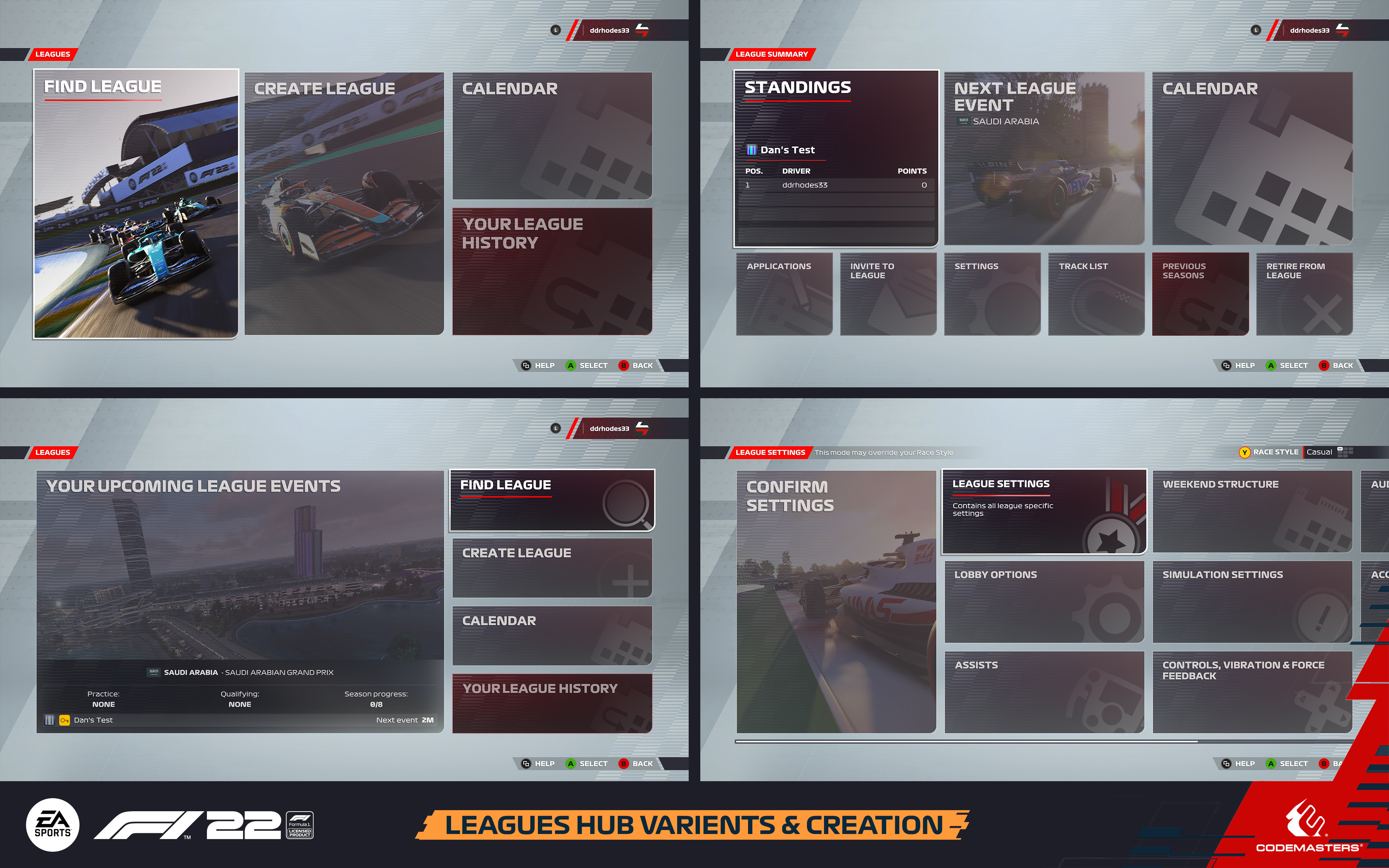 Daniel Rhodes | Video Game UI Design and Art Portfolio - EA SPORTS F1 ...