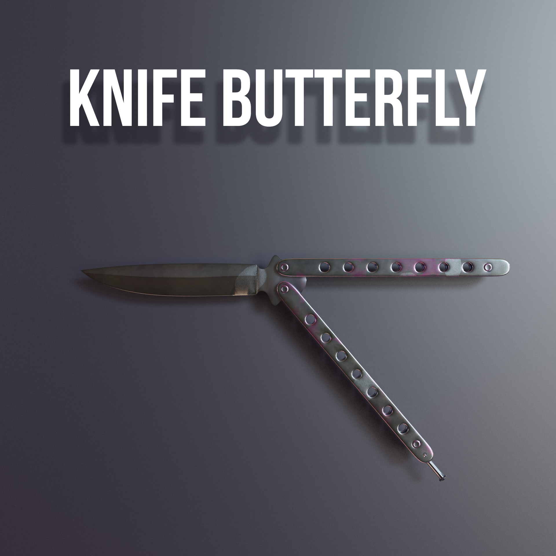 ArtStation - Knife butterfly