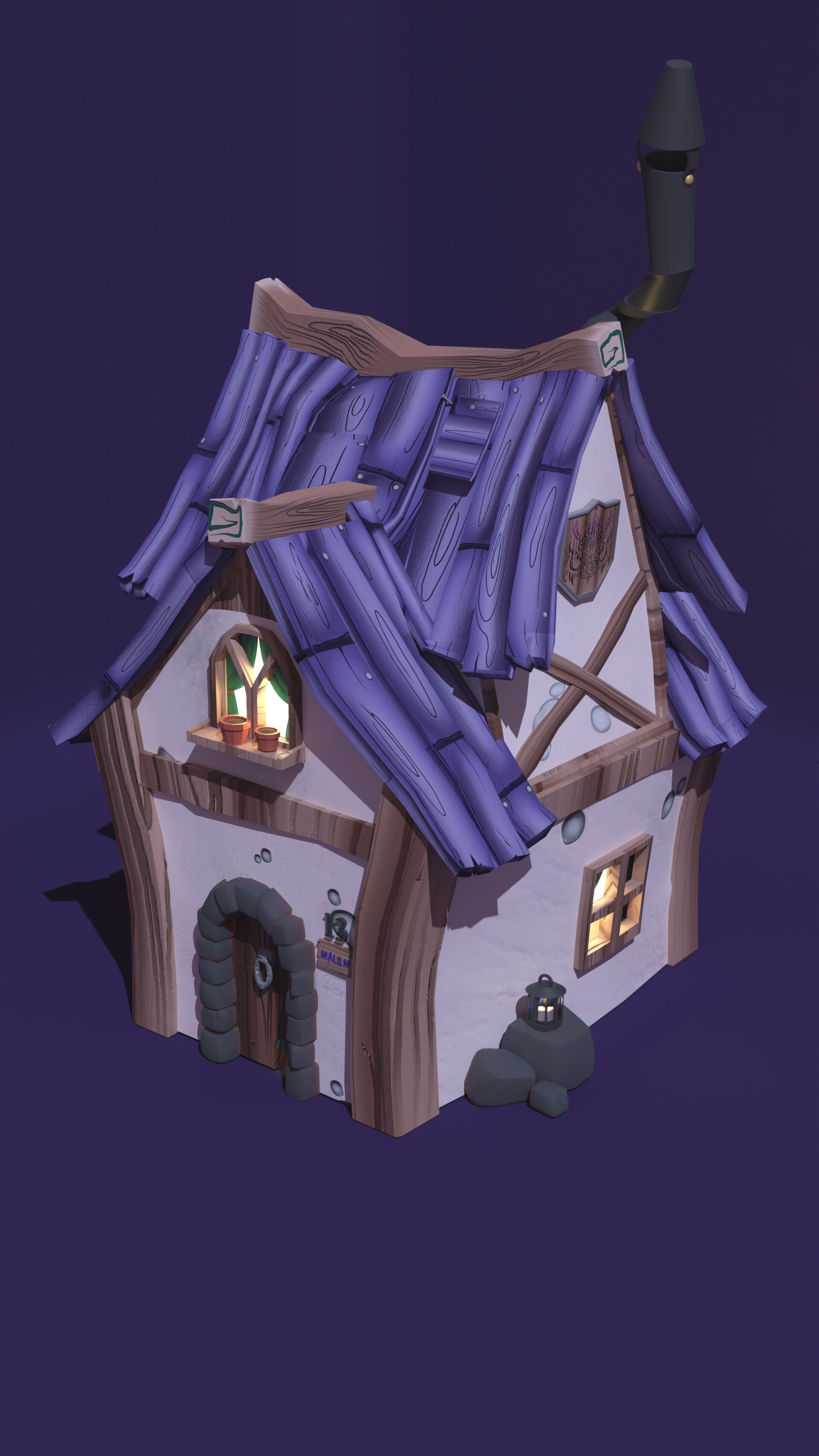 Melissa Schrader - LowPoly Witchhouse