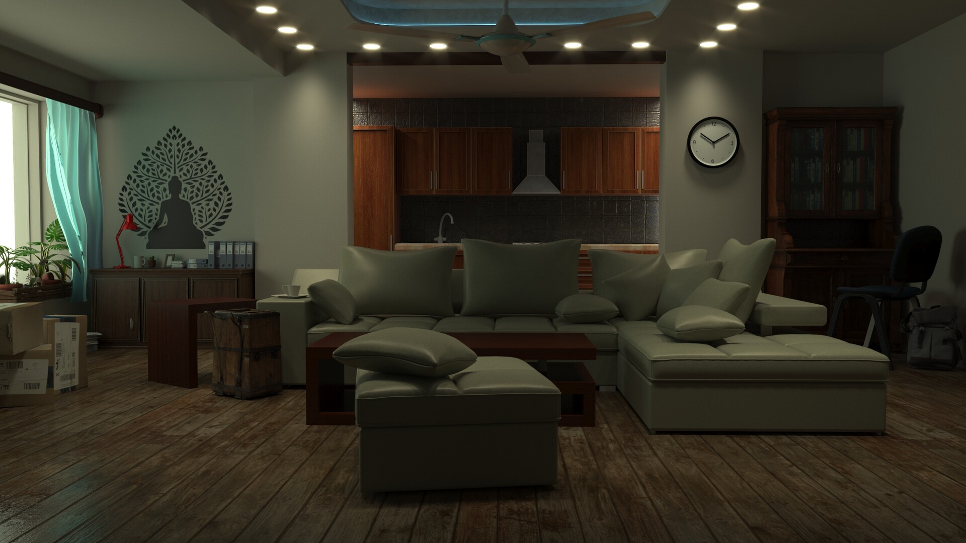 ArtStation - Interior Modeling - 01