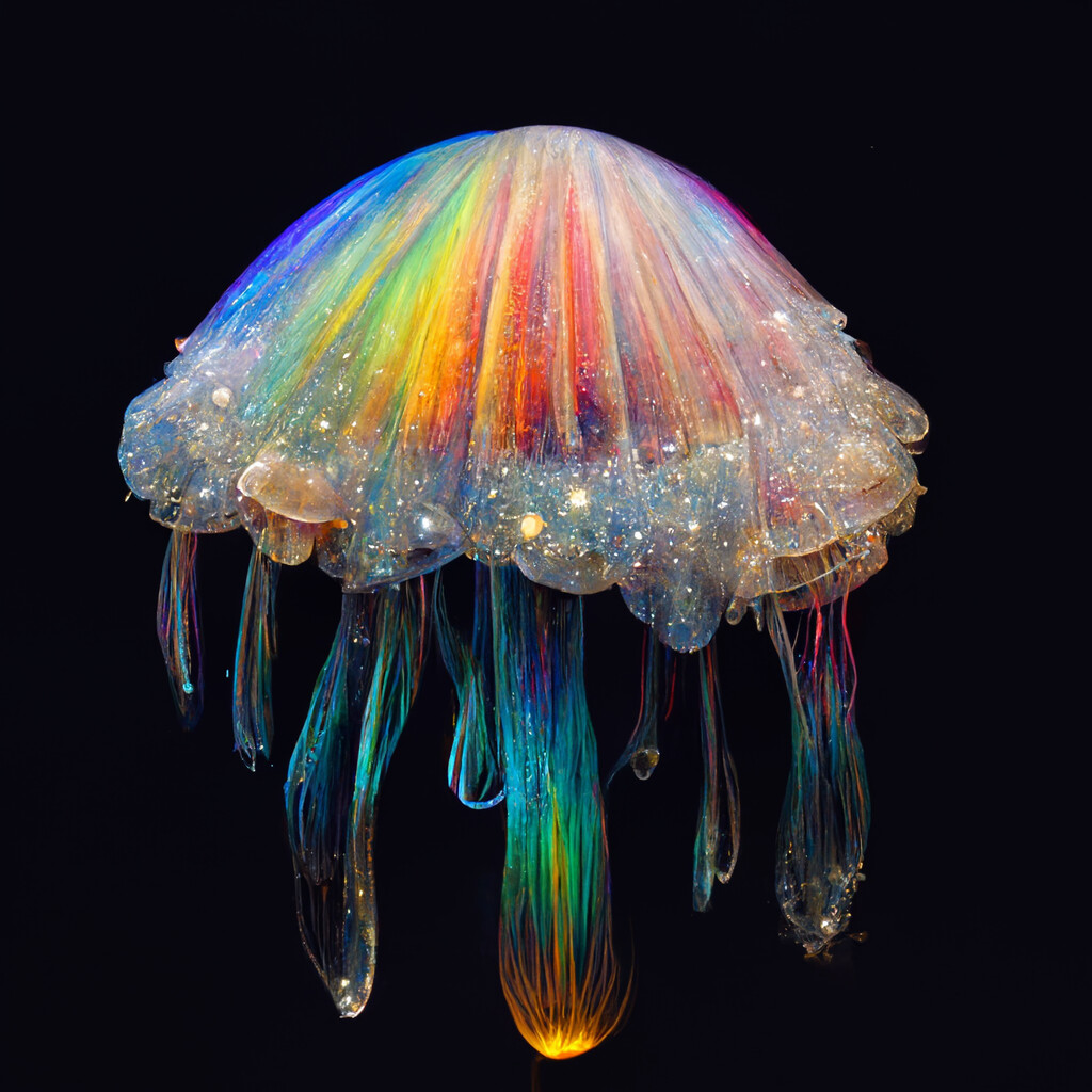 ArtStation - Prismatic Deep Sea Jellyfish