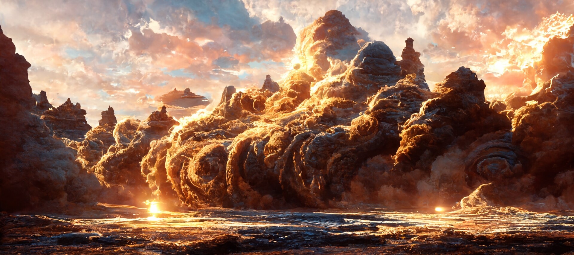 ZC - MidJourney AI Experiment - Planet Uncharted