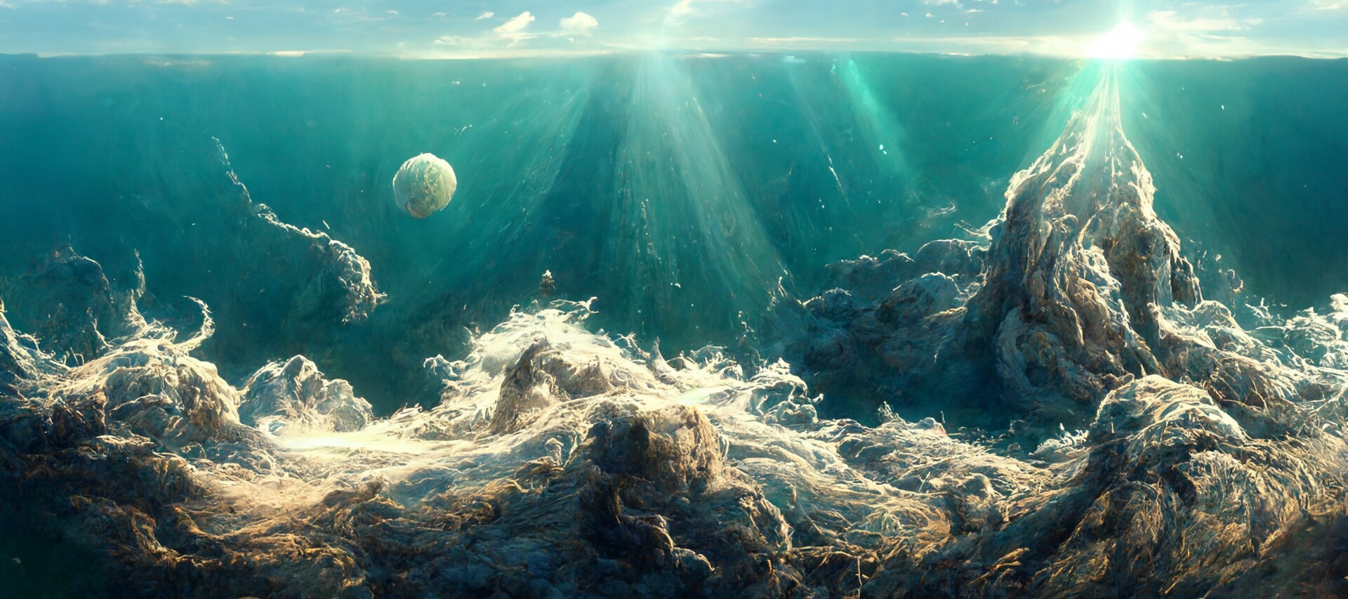 ZC - MidJourney AI Experiment - Planet Uncharted