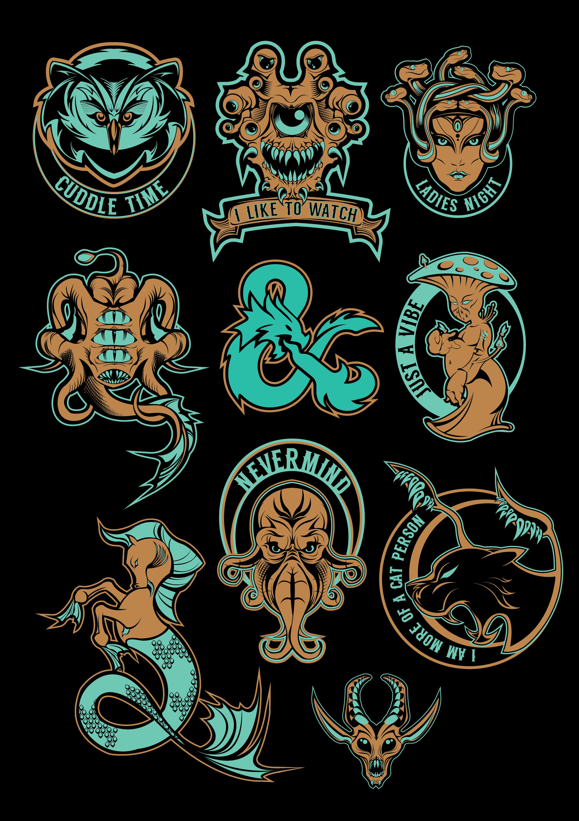 ArtStation - DnD Badge Concepts