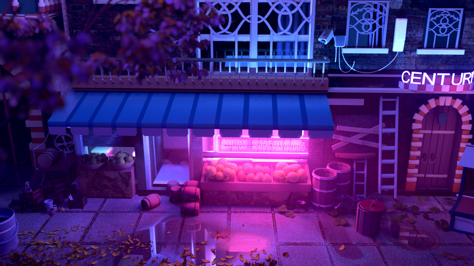 ArtStation - Fantasy Street_Lighting&Compositing