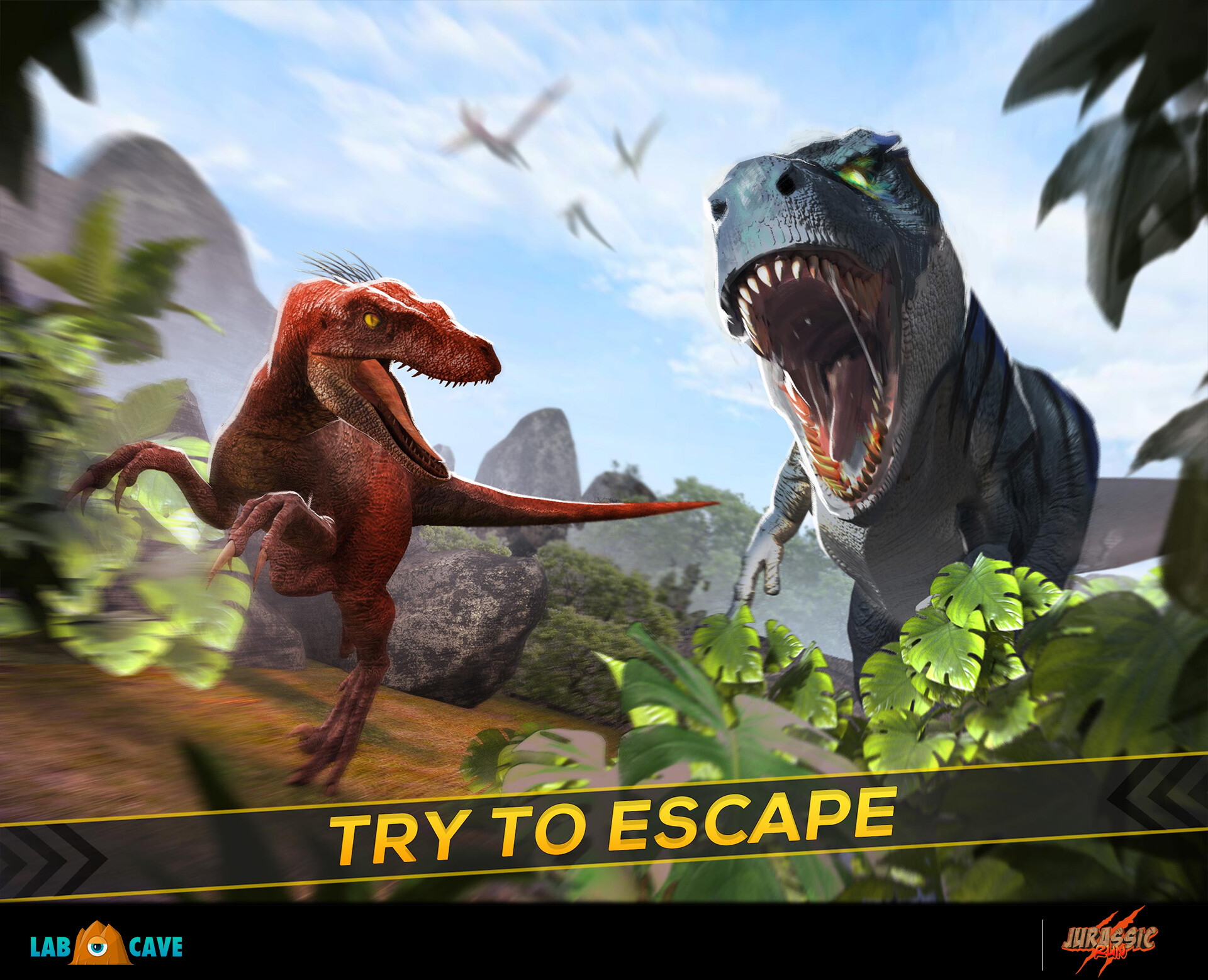 LAB CAVE - Dinosaur Apps - CRO assets for Google Play and iTunes Connect