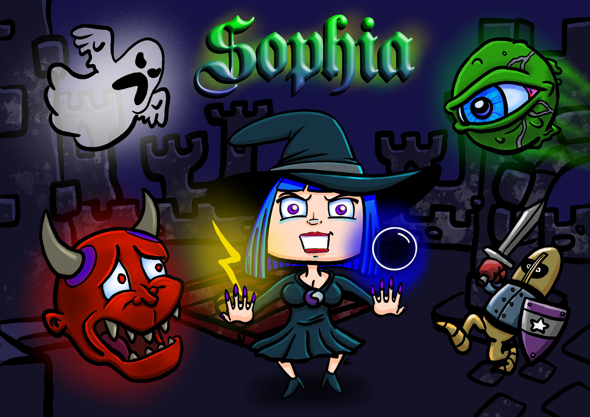 ArtStation - Sophia - Cover art