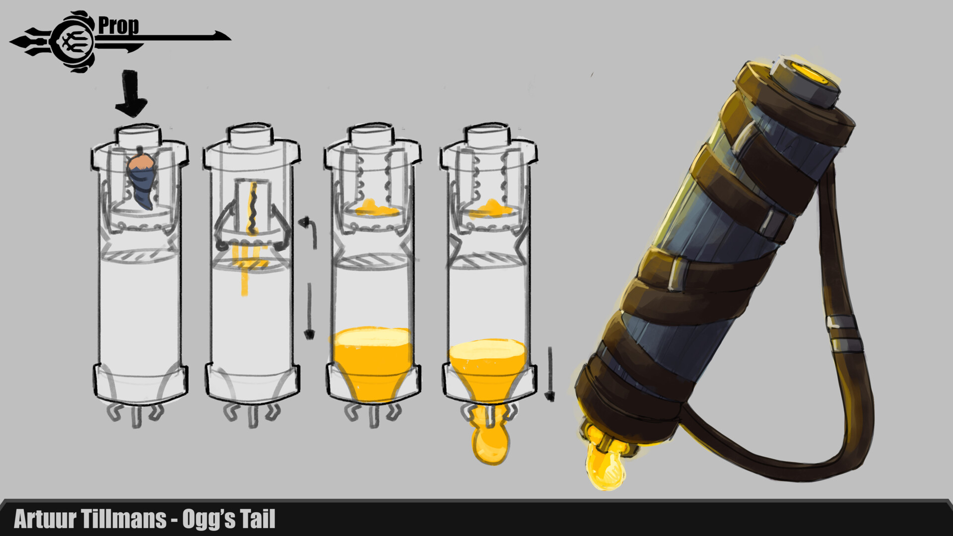 ArtStation - Ogg's Tail props