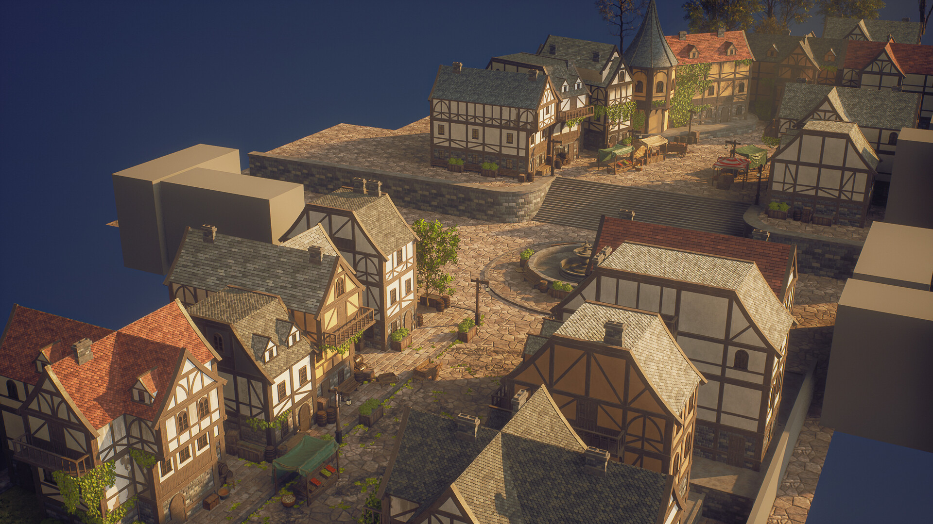FastTrackTutorials - Creating a Medieval Town Environment – Using UE5 ...