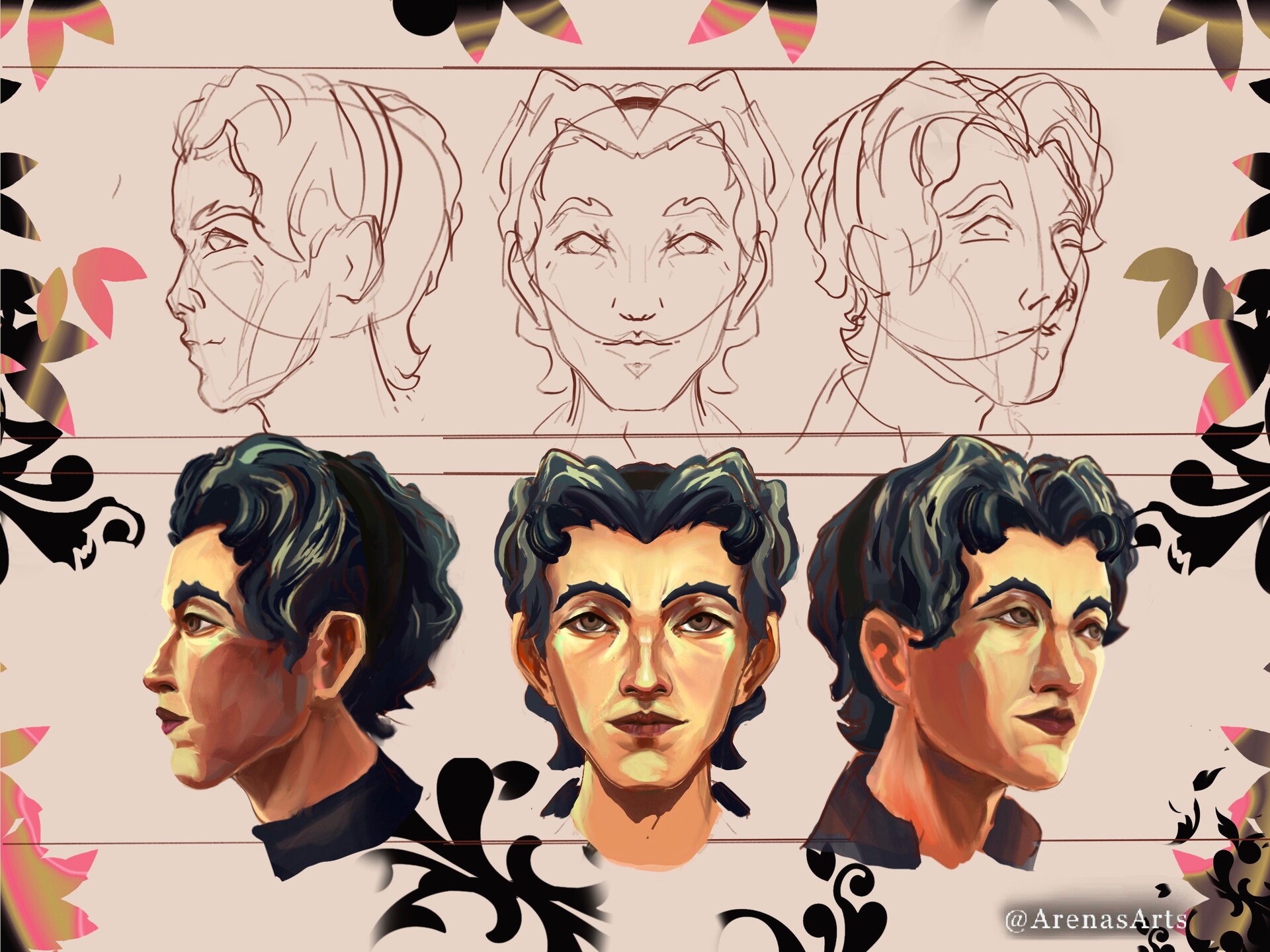 John Arenas - The Gracious Engineer, character visual development 3