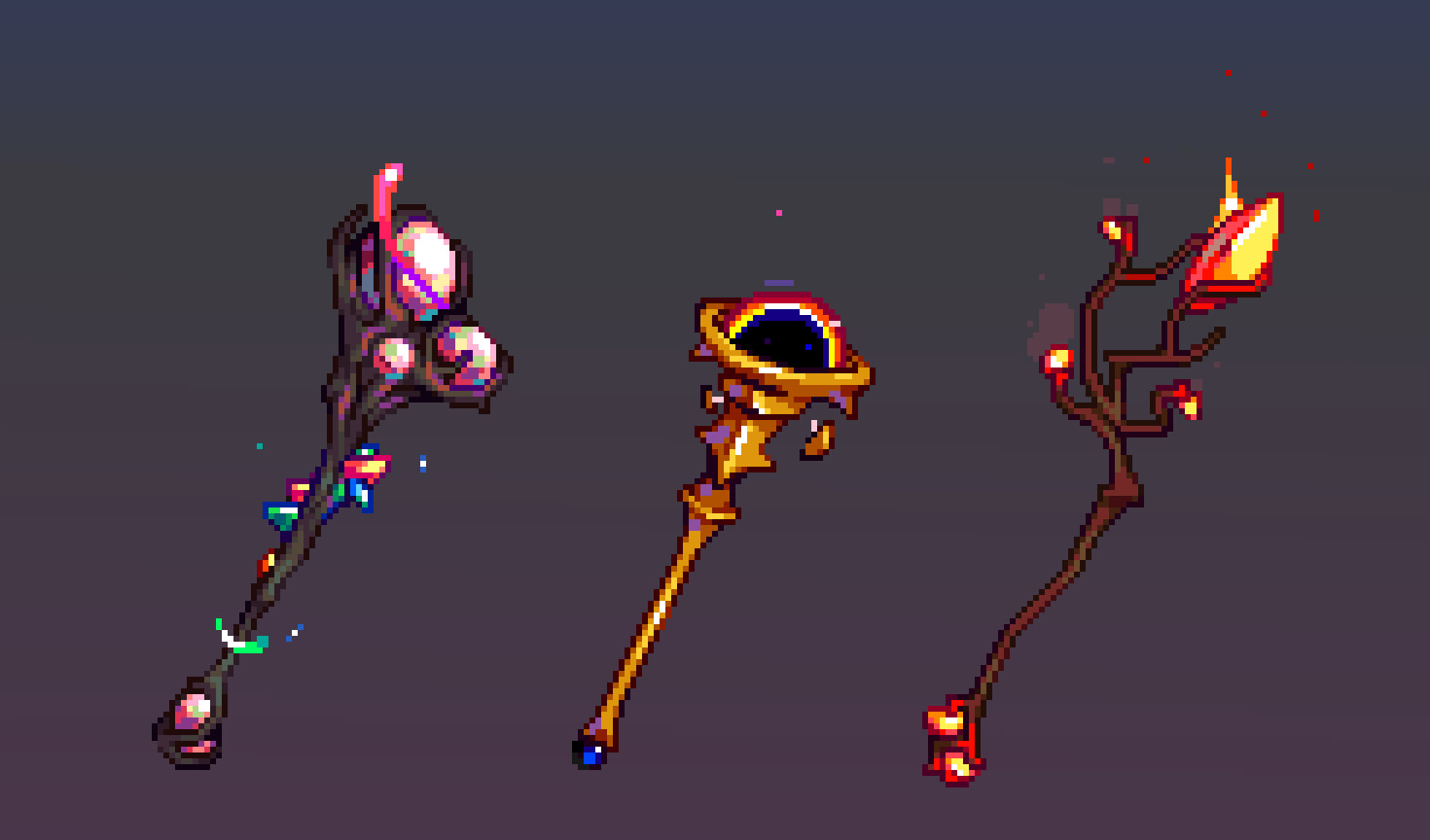 ArtStation - Animated Staves