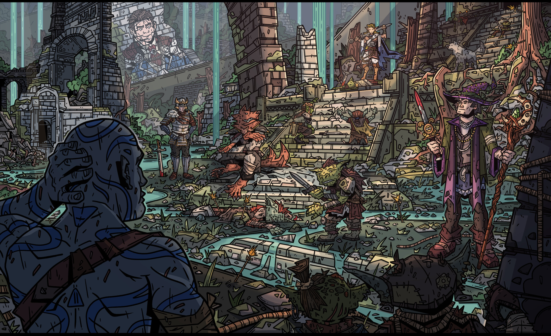 ArtStation - Battle in the Underground