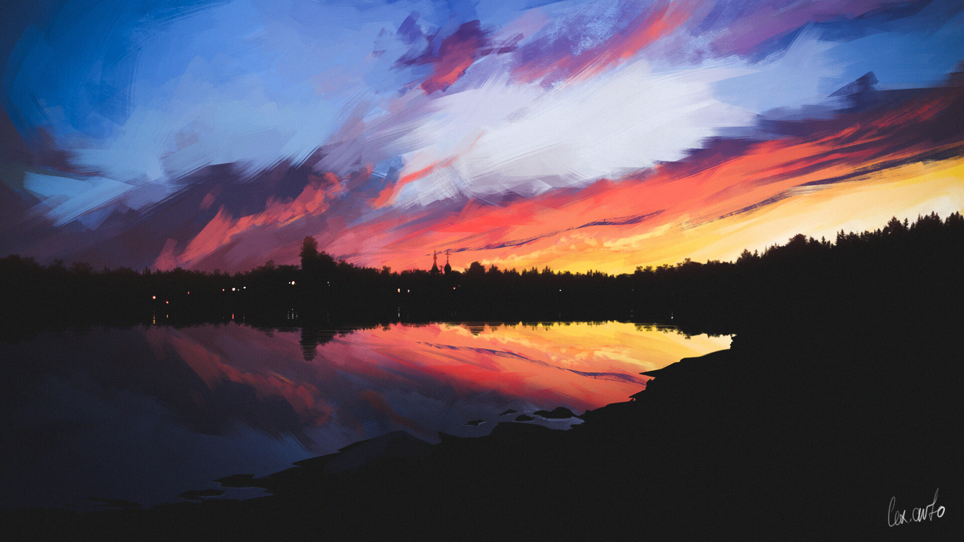 ArtStation - Sunset v.2