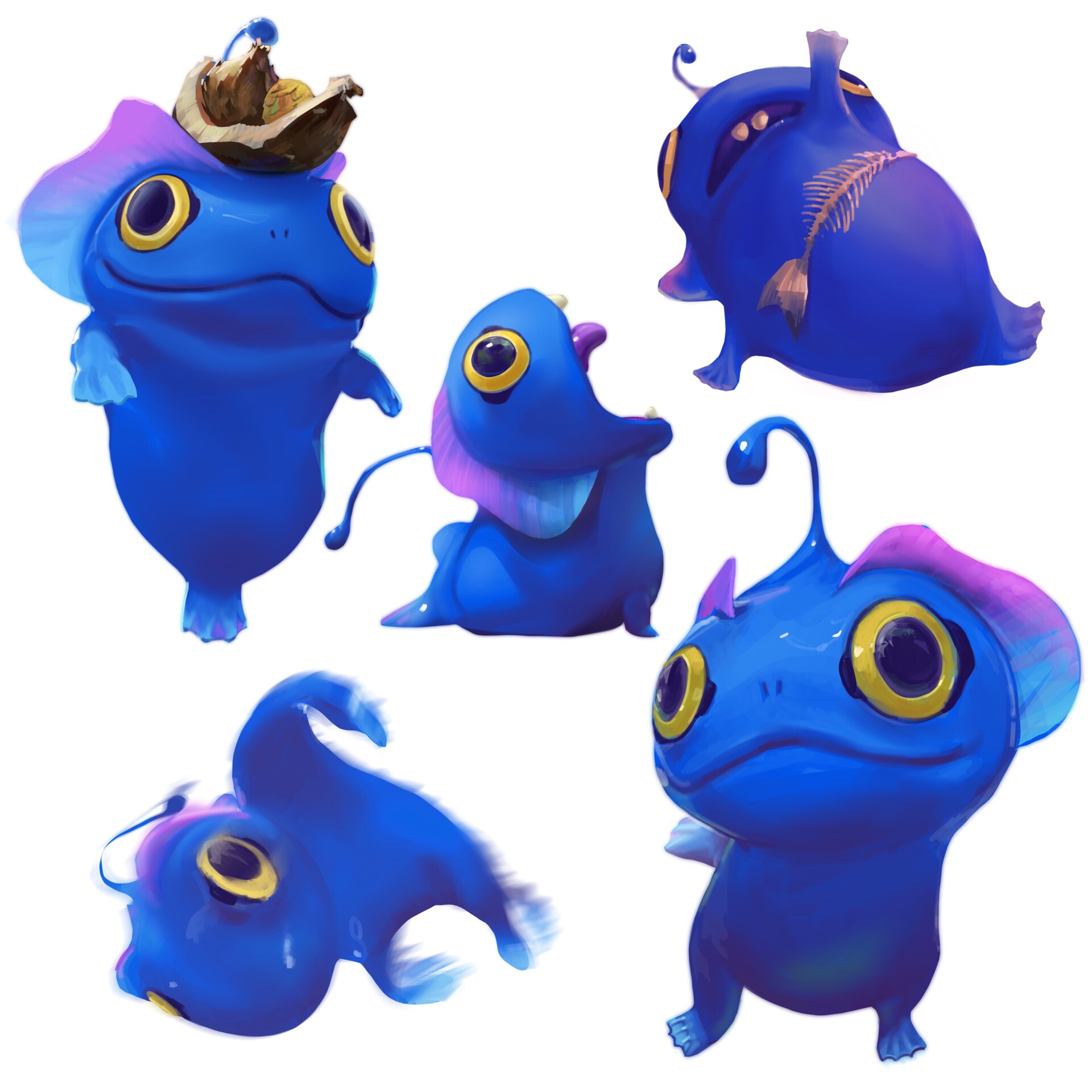 ArtStation - Blue Studies