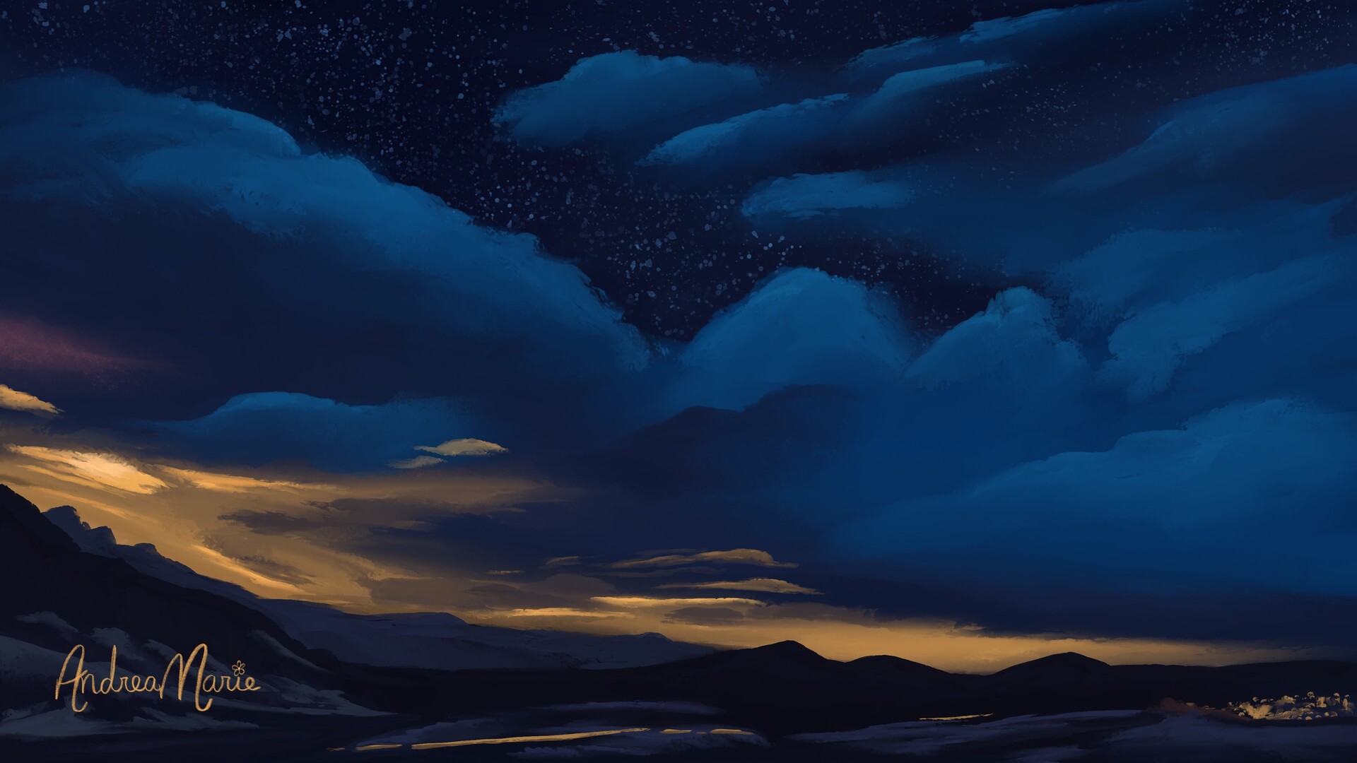 ArtStation - Night Sky