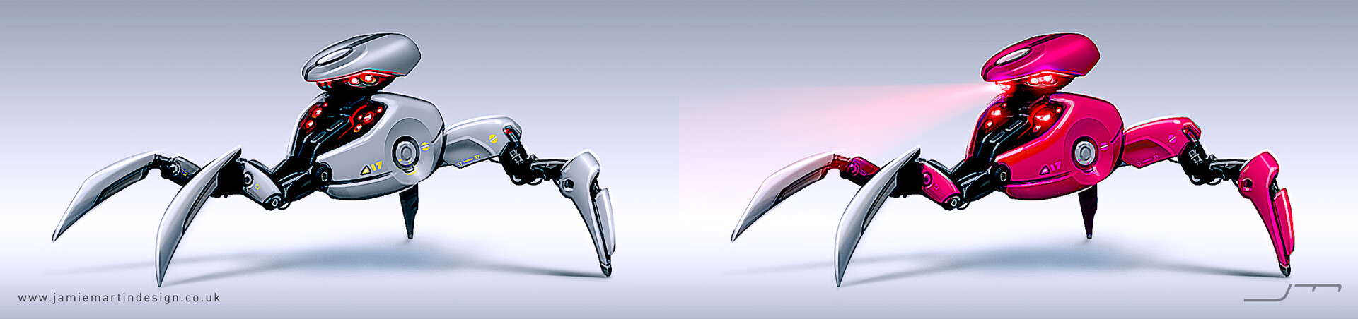 Jamie Martin - Robot Bug, character concept art