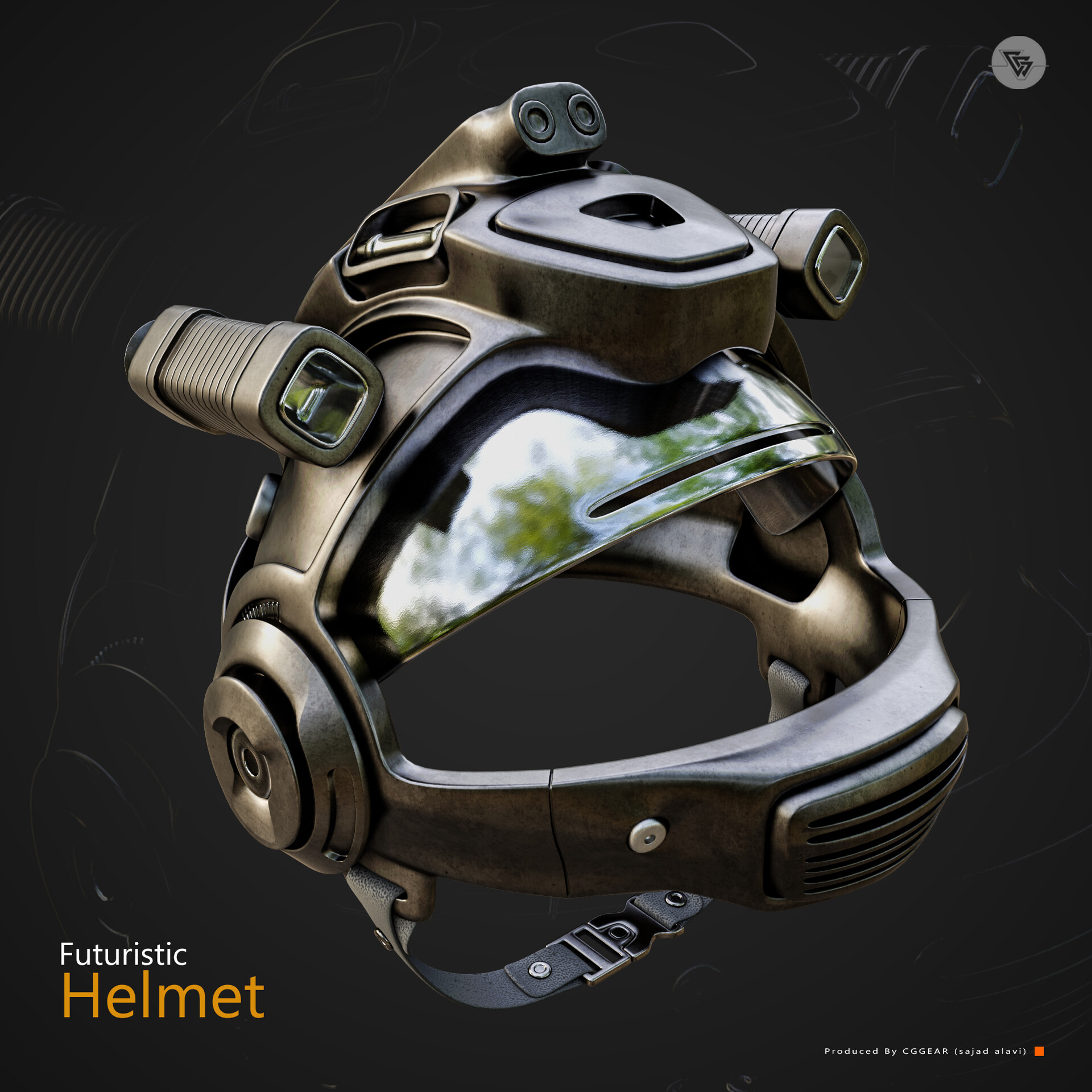 ArtStation - Sci-fi Helmet