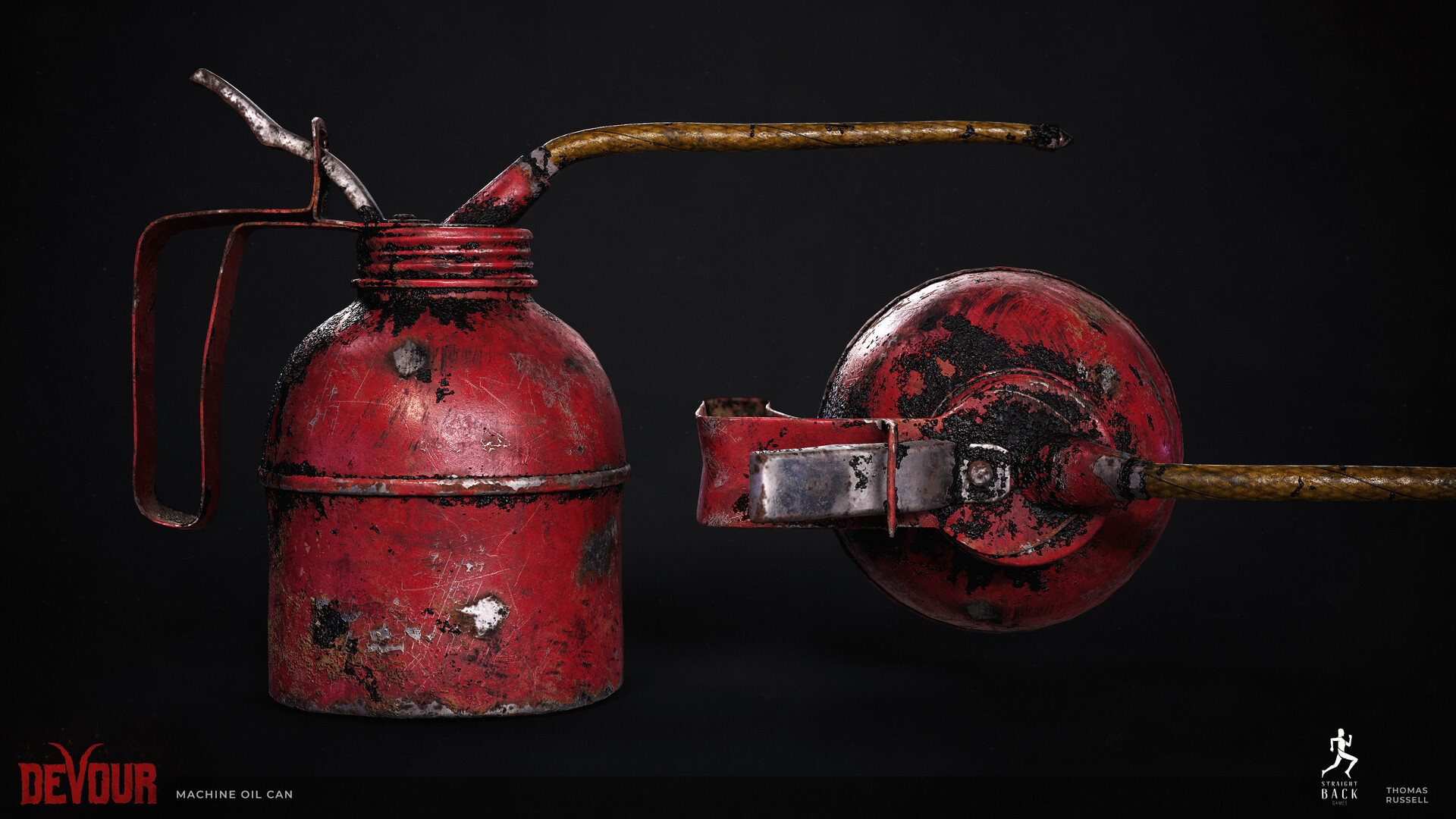 Thomas Russell | Portfolio - DEVOUR - Machine Oil Can