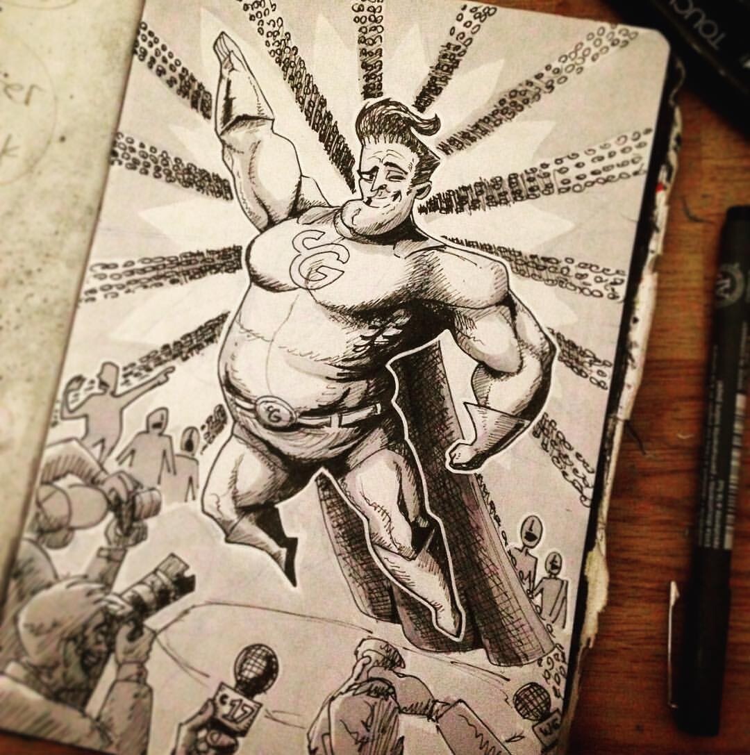 ArtStation - Captain Great - Ink Day 17