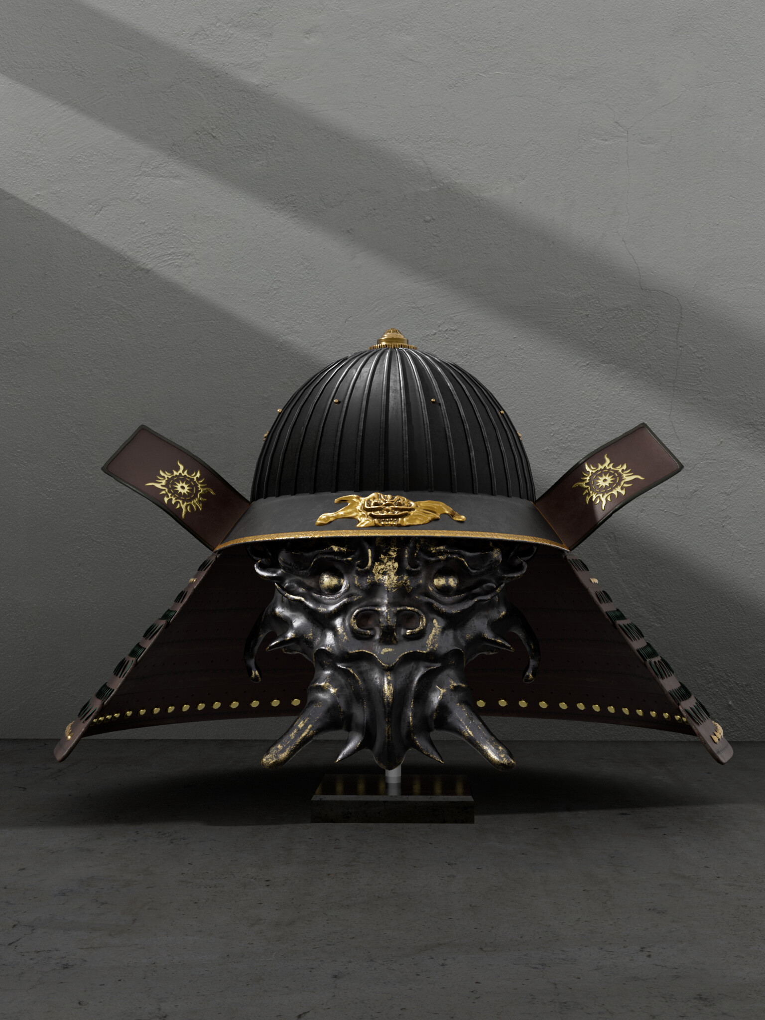 ArtStation - Samurai Helmet