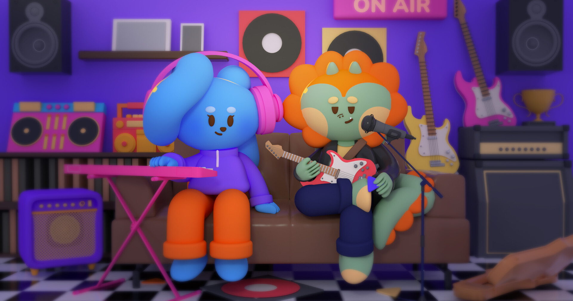 ArtStation - BLOOMING BUDDY WITH NOAH & DRAKE