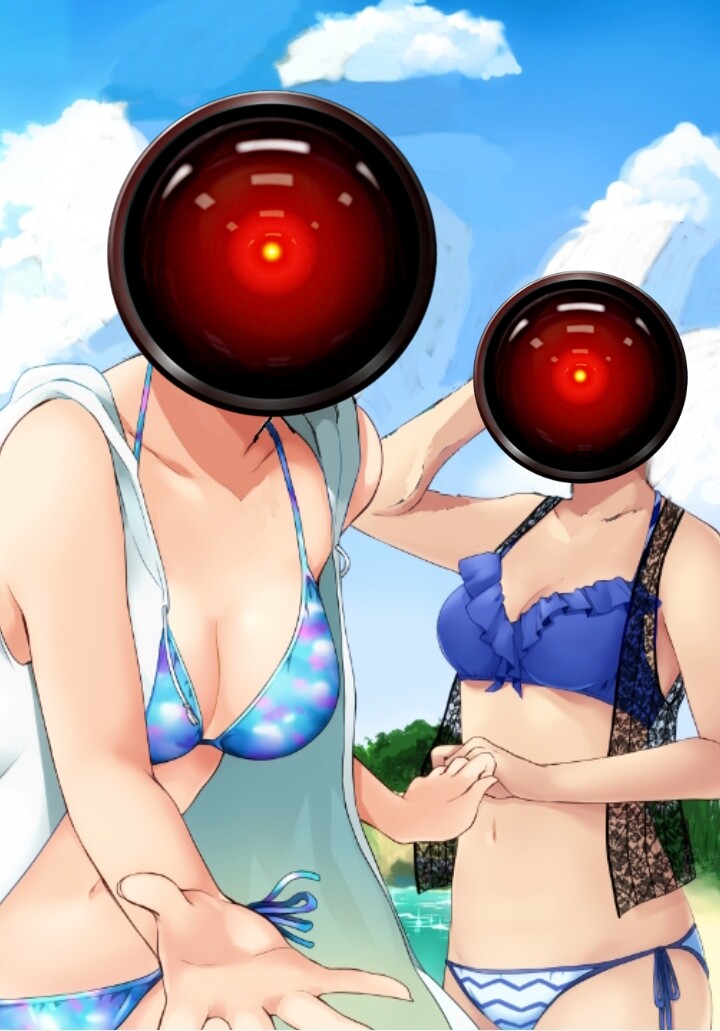 ArtStation - Robot head Rin Shibuya and Izumi Oishi