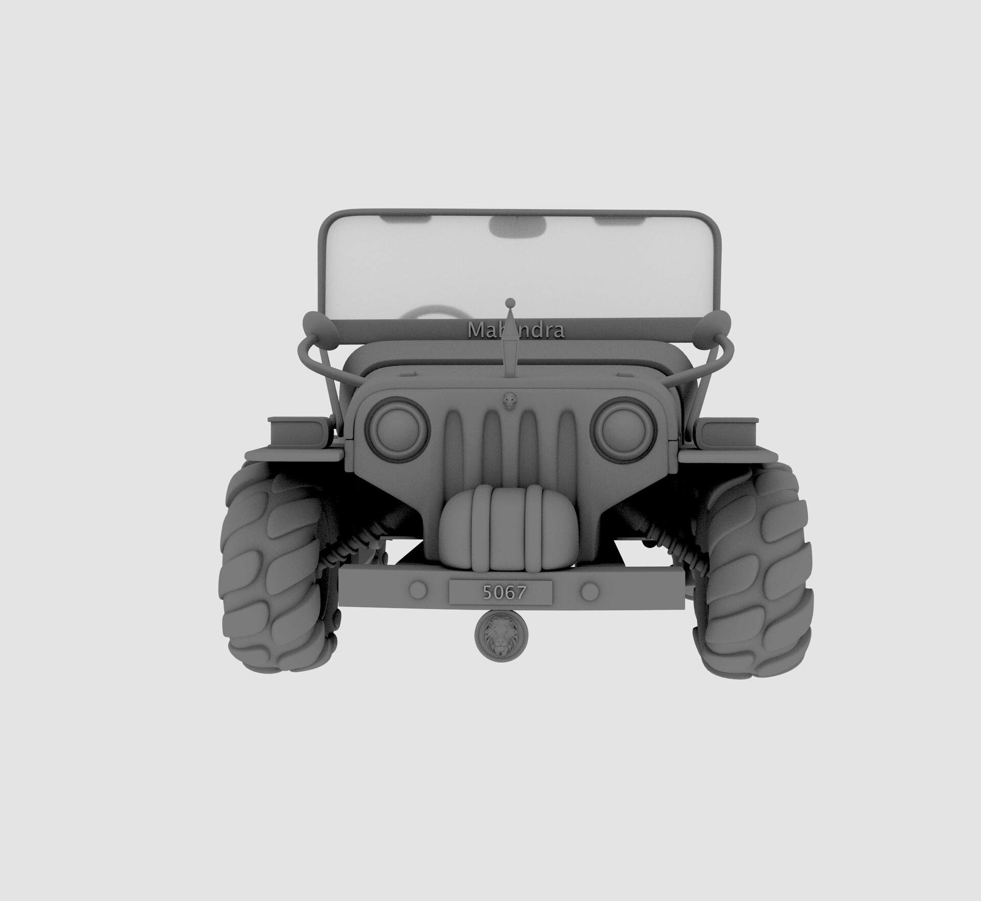 ArtStation - 3d jeep model