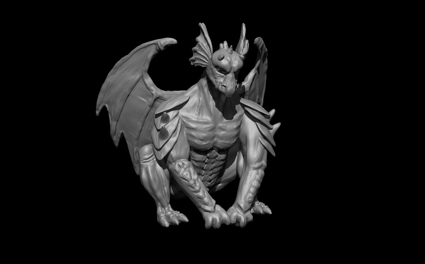 ArtStation - Dragon 3d model