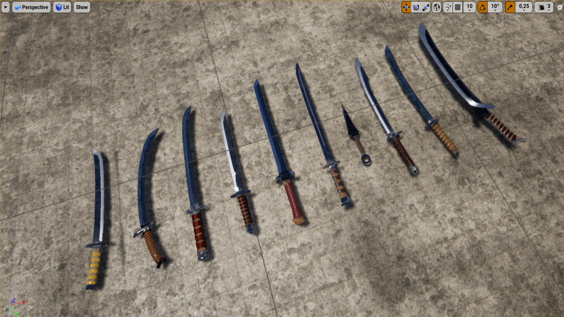 Burak BALCI - Asian Medieval Sword Pack