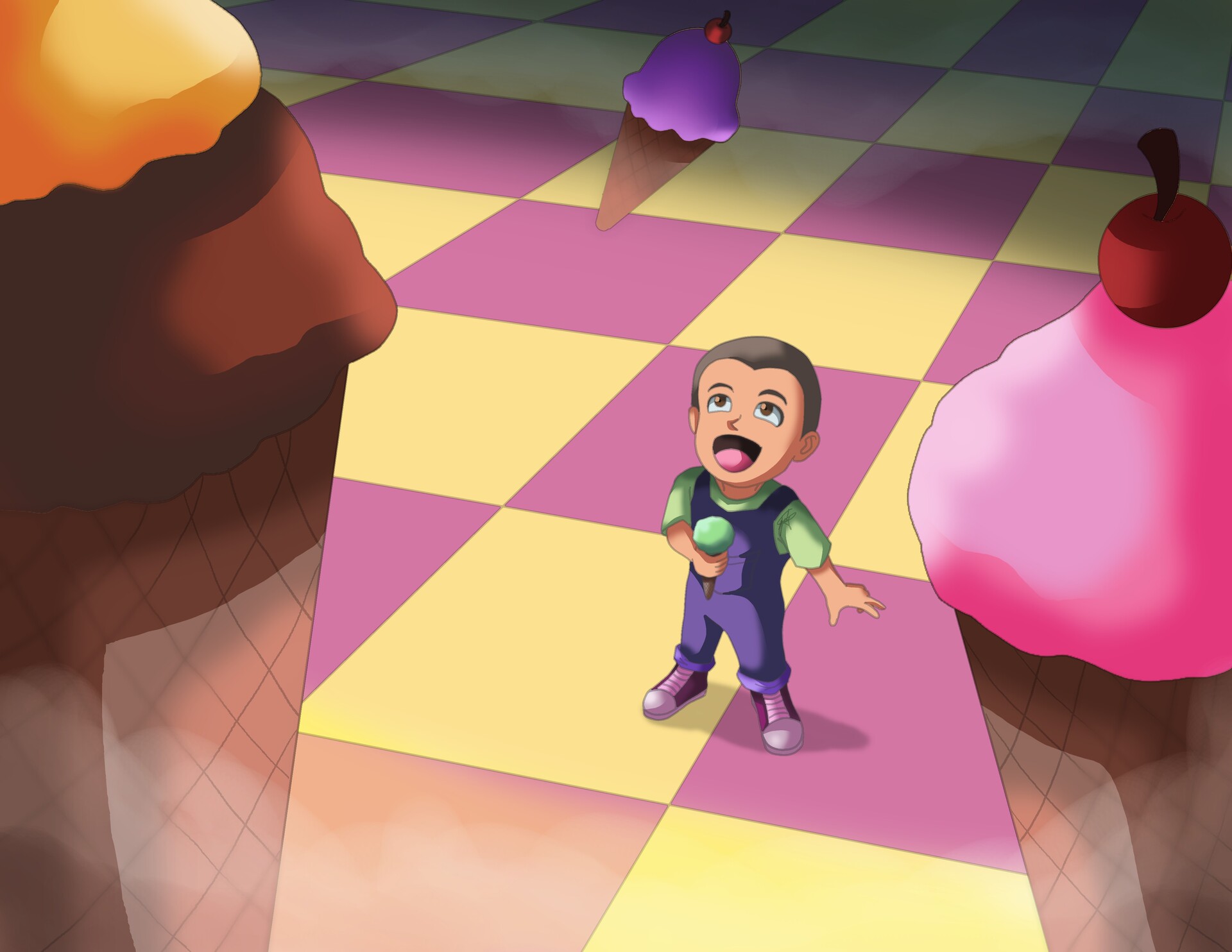 ArtStation - Ice Cream Dream